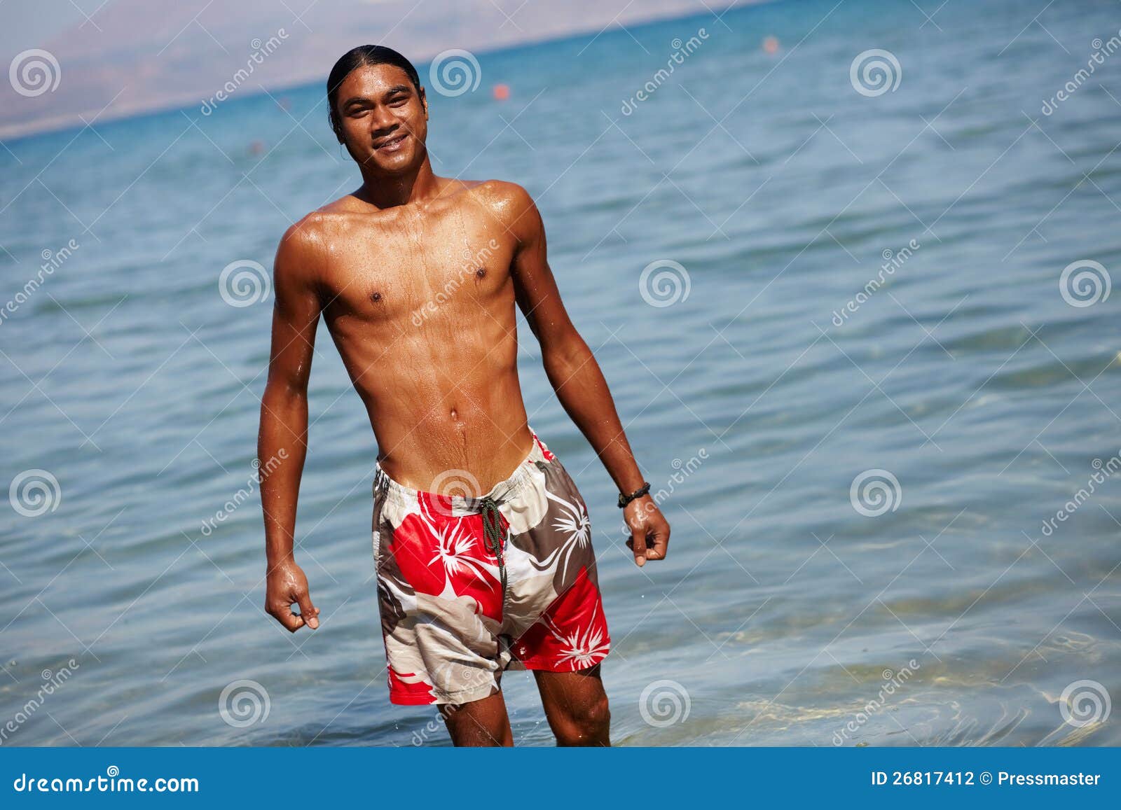 Rest in water stock photo. Image of single, happy, latino - 26817412