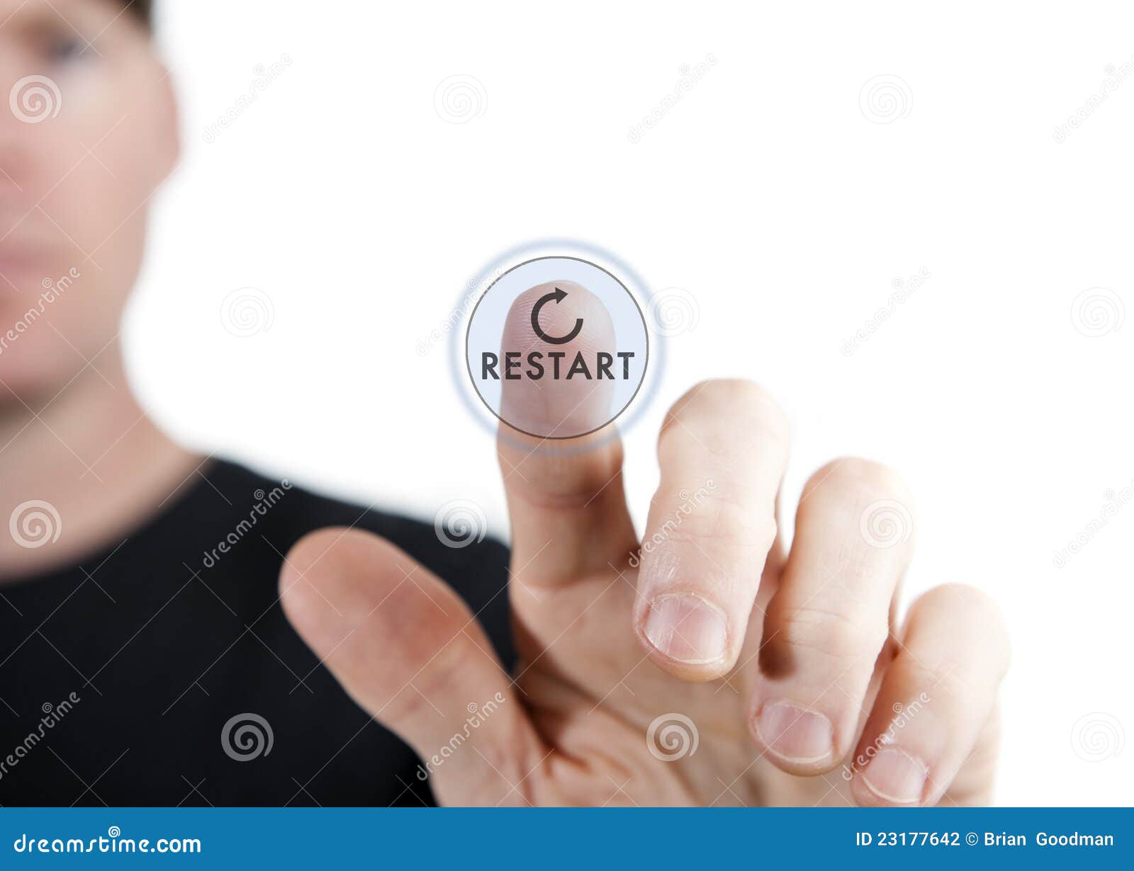 Restart stock photo. Image of concept, symbol, screen - 23177642