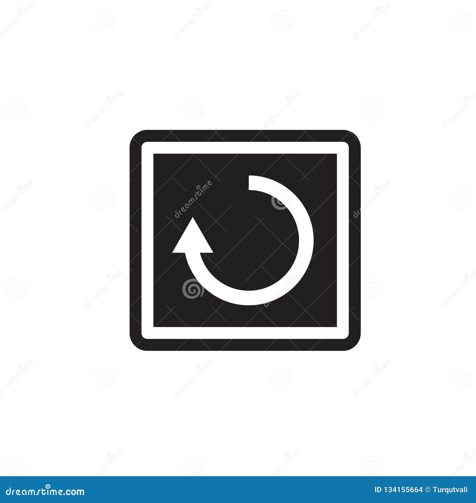 Restart Icon Vector Sign And Symbol Isolated On White Background ... Restart Icon Vector Sign And Symbol Isolated On White Background ...