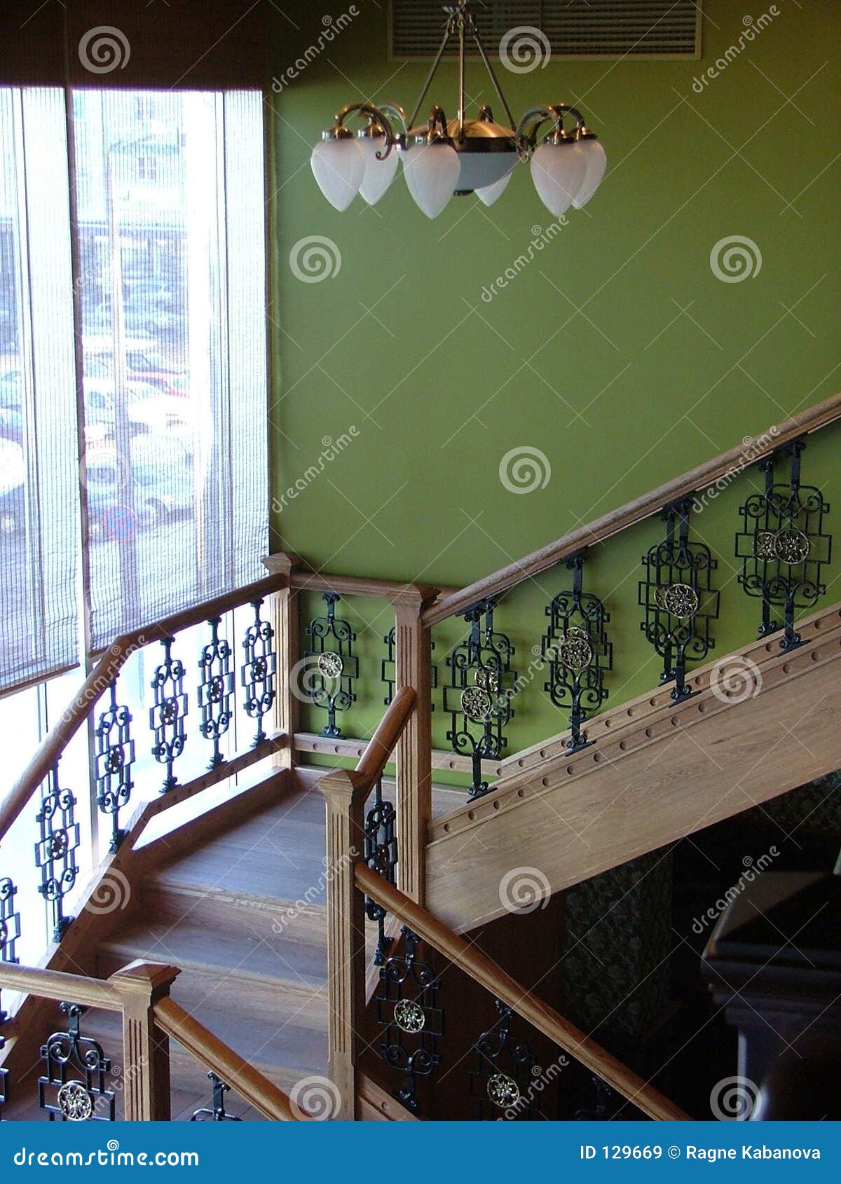 In a restaurant stock image. Image of cafe, staircase, stair - 129669