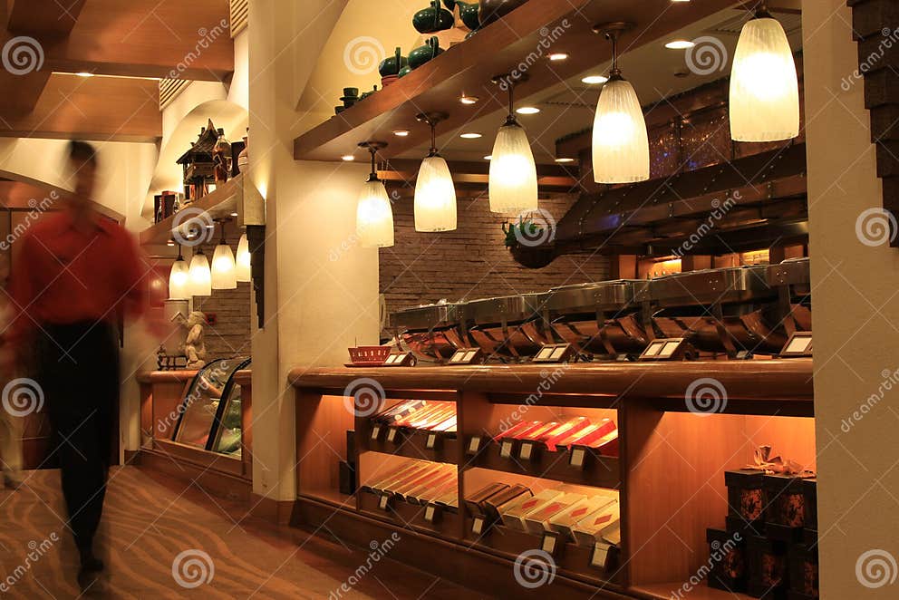 Restaurant stock image. Image of lamp, food, dinner, people - 16790719