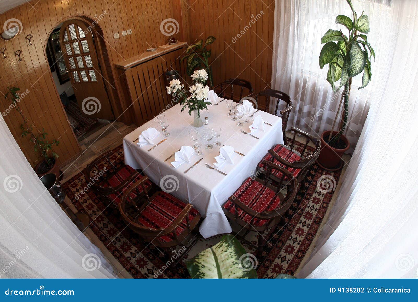Restaurant stock photo. Image of traditional, romanian - 9138202