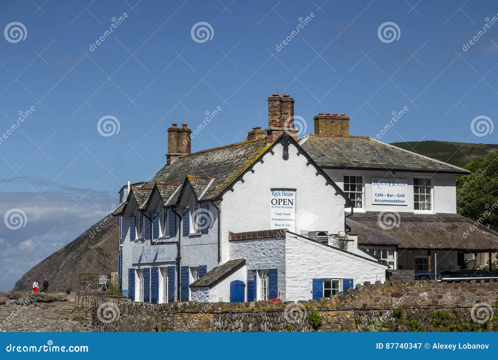 Restaurant and Accommodations - Rock House. Lynmouth Editorial ...