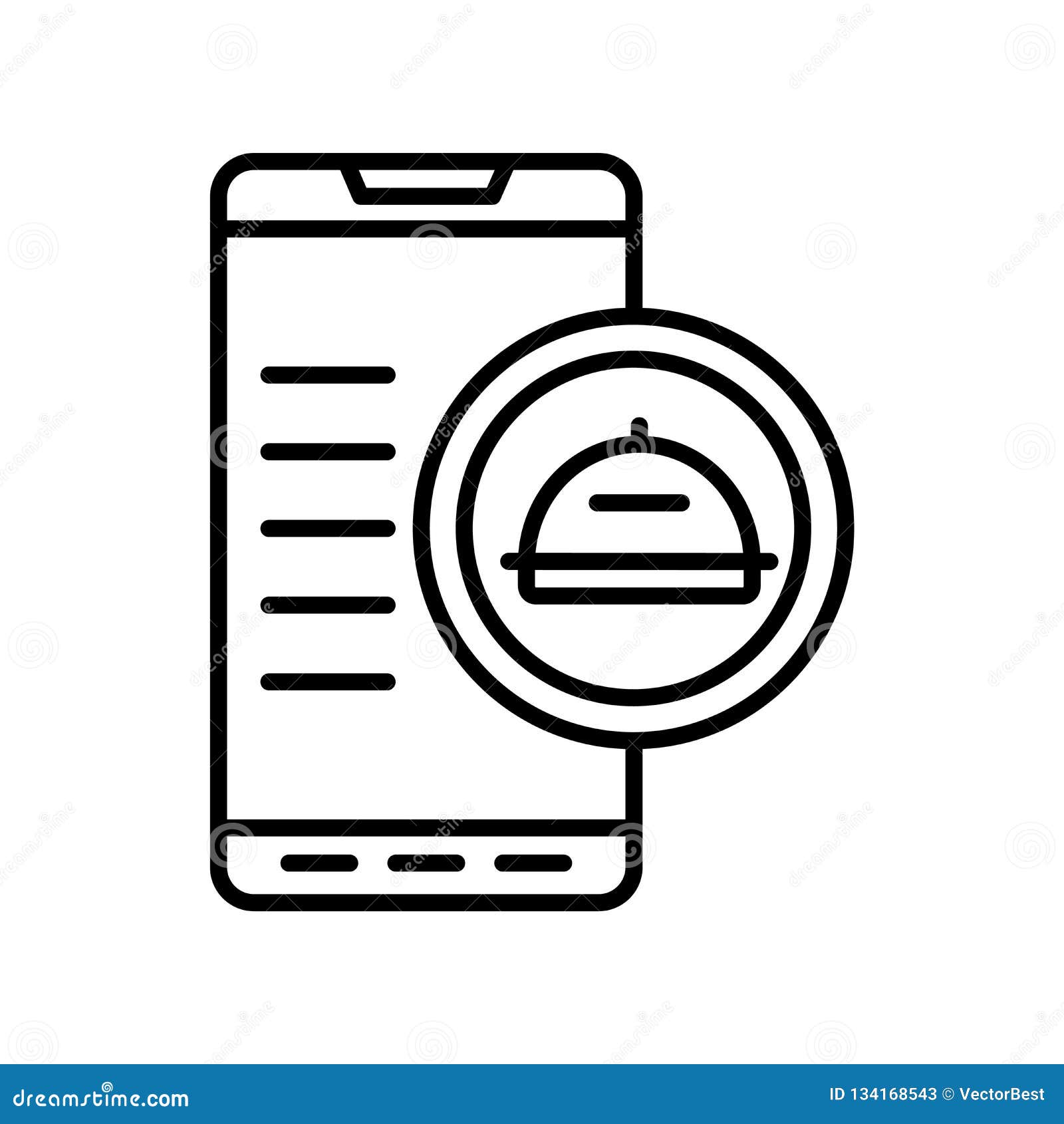 Restaurant App Icon Vector Isolated on White Background, Restaurant App ...