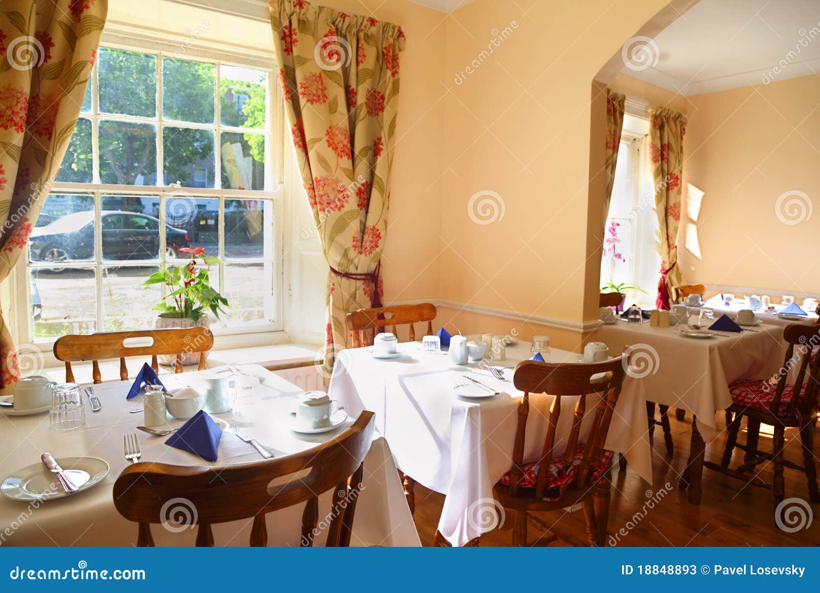 Restaurant with Beautiful, Retro Style Stock Image - Image of cafeteria ...