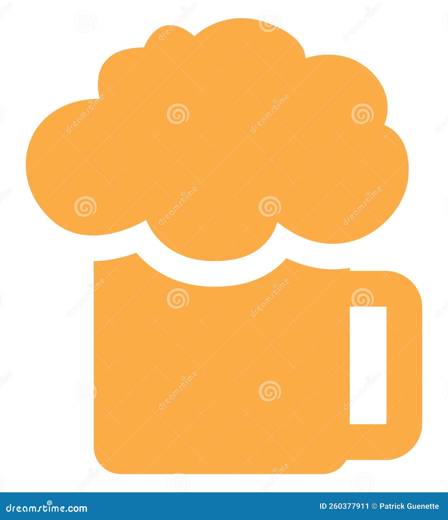 Restaurant beer, icon stock vector. Illustration of lager - 260377911