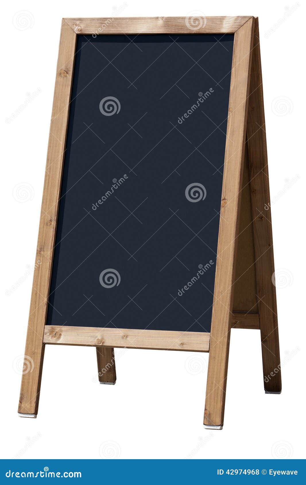 Restaurant Blackboard Display Isolated with Clipping Path Stock Photo ...