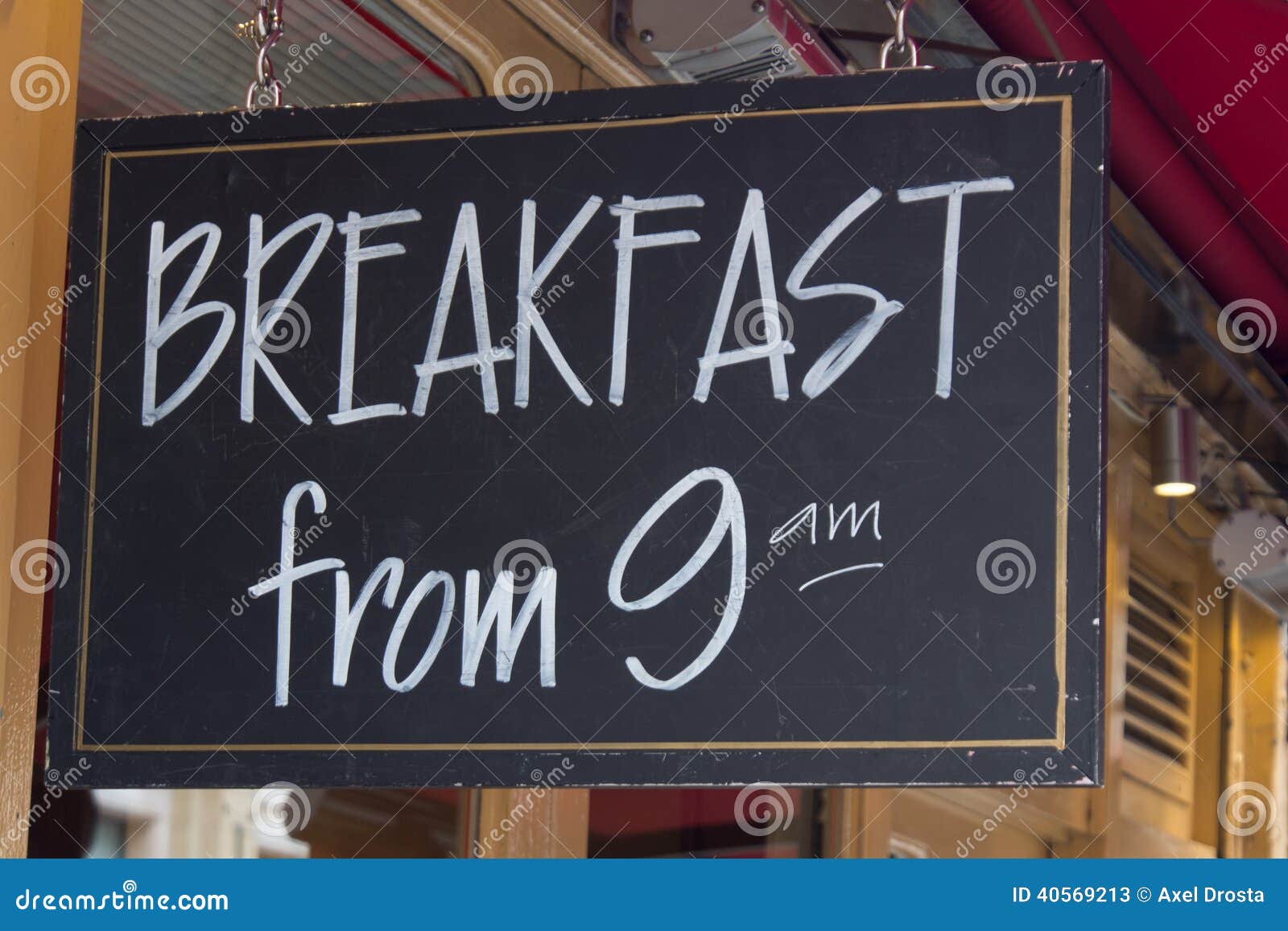 Restaurant breakfast sign stock image. Image of signage - 40569213
