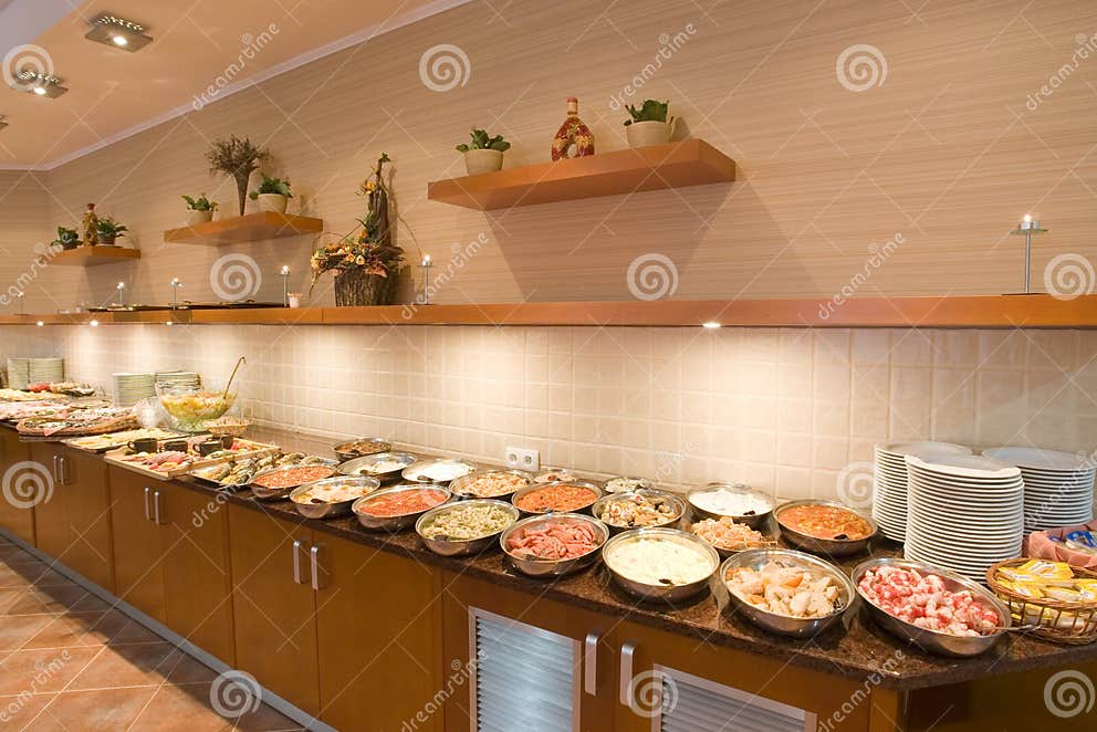 Restaurant buffet line stock photo. Image of tasty, delicious - 3040222