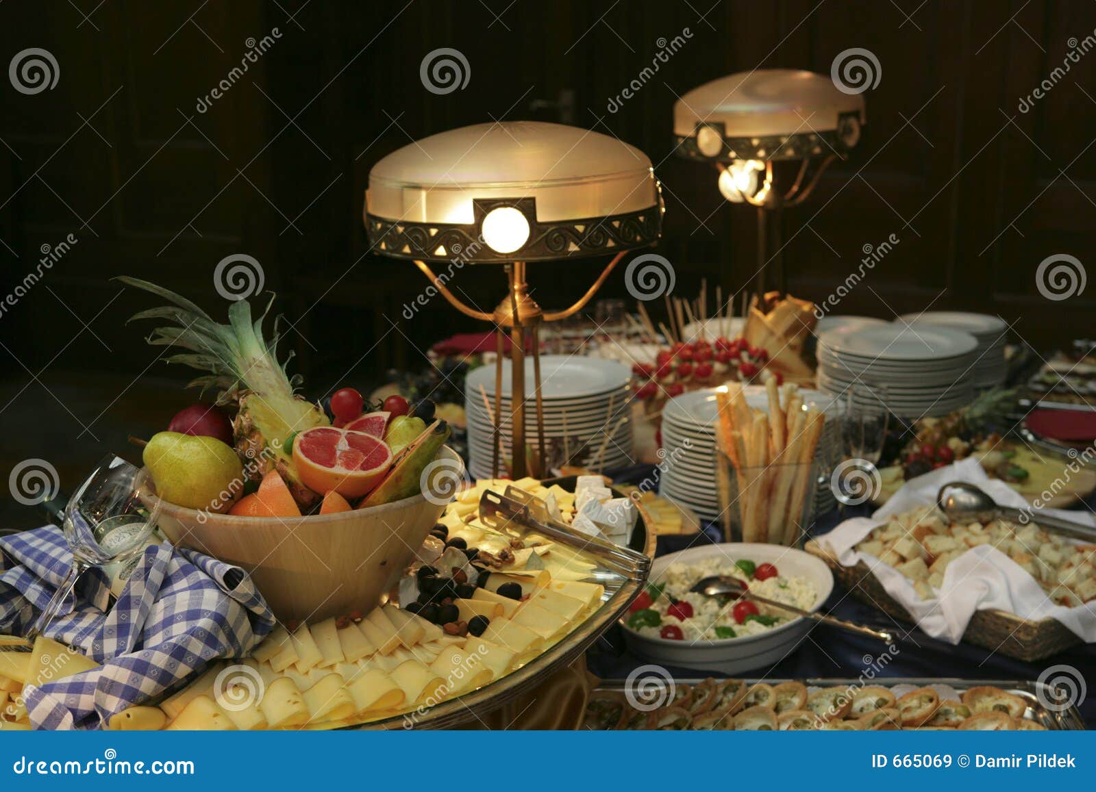 Restaurant Buffet Line Royalty-Free Stock Image | CartoonDealer.com ...