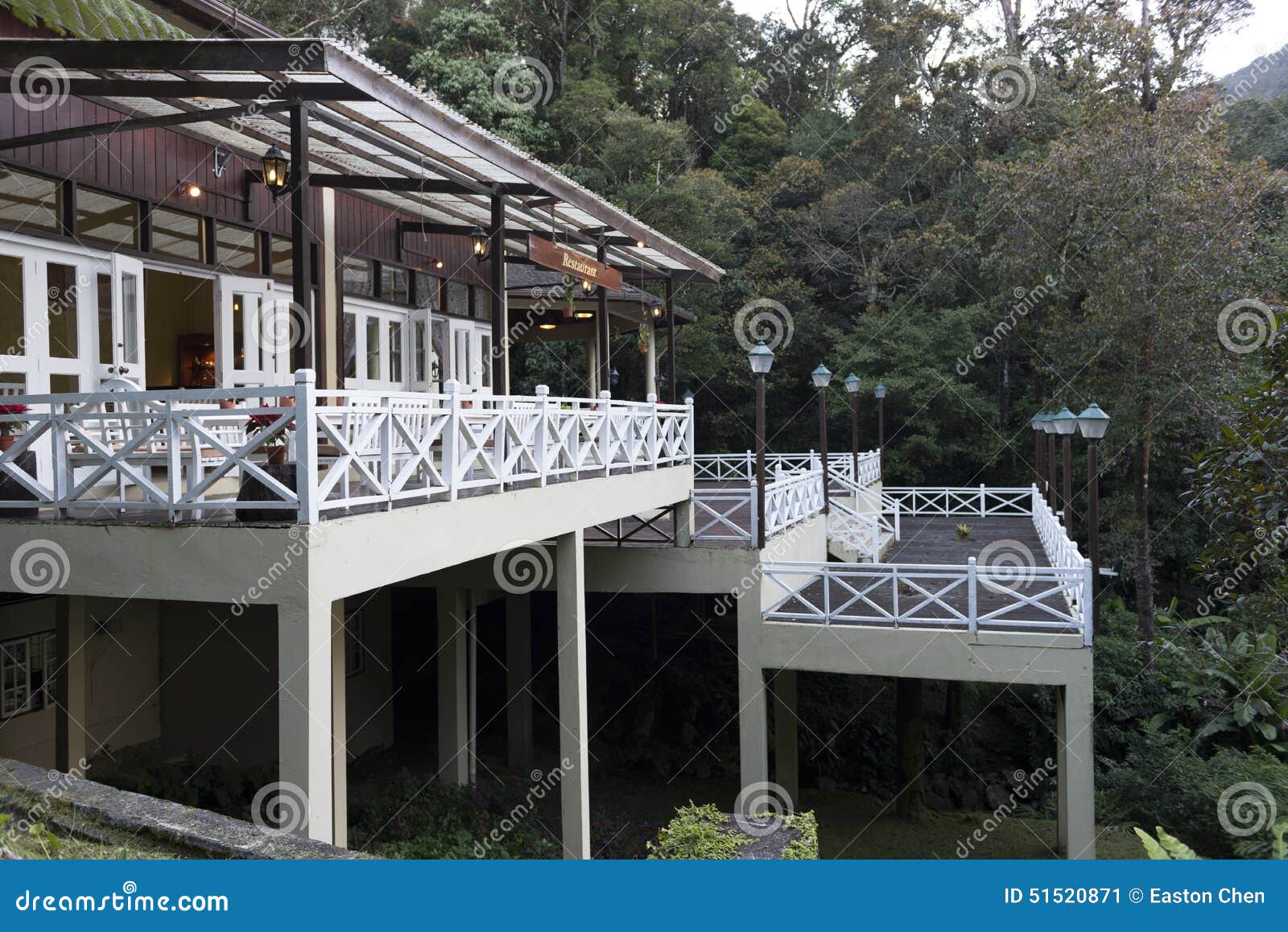 Restaurant Building Appearance Stock Image - Image of architectural ...