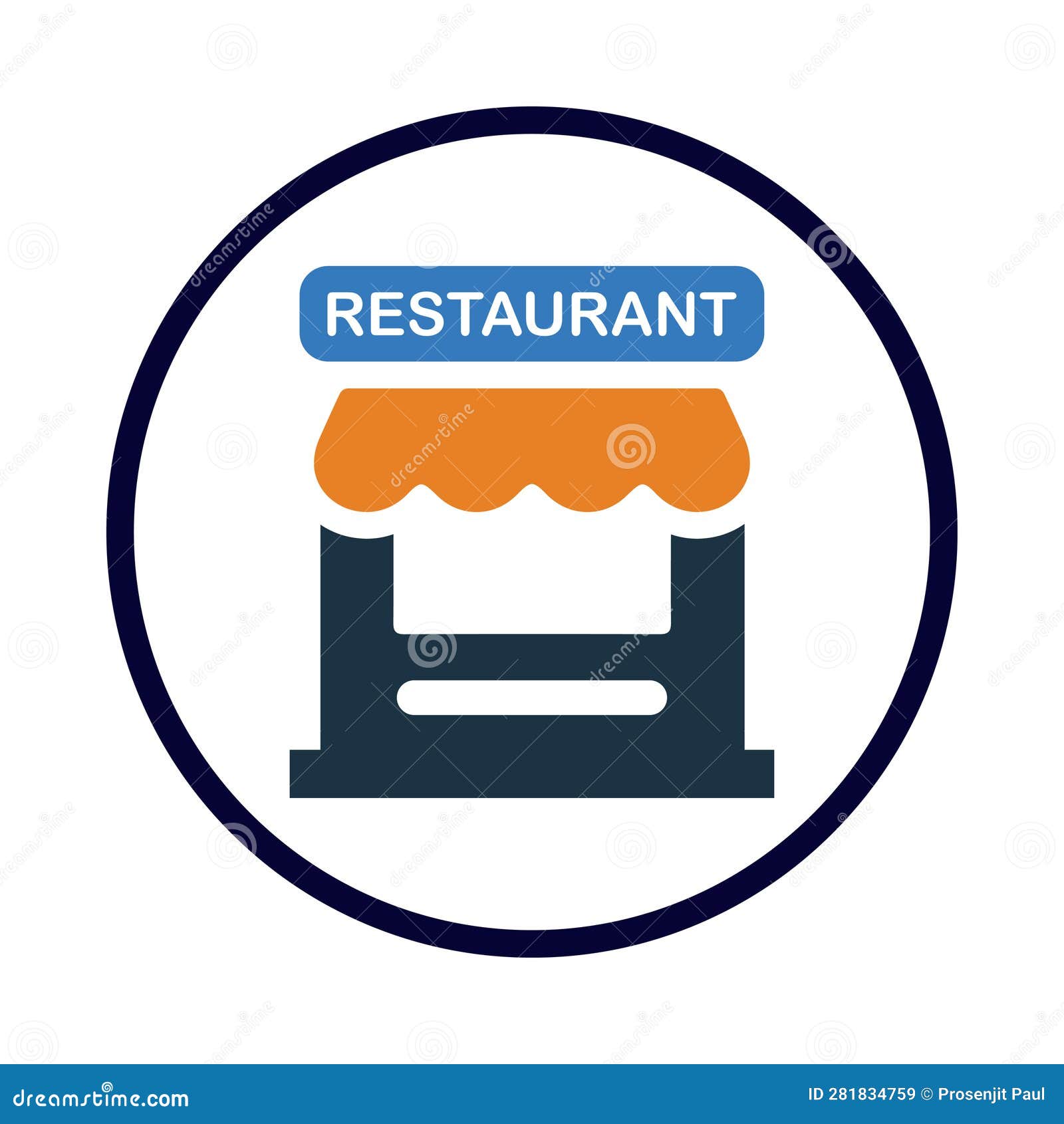 Restaurant, Building, Restaurant Building Icon Stock Vector ...