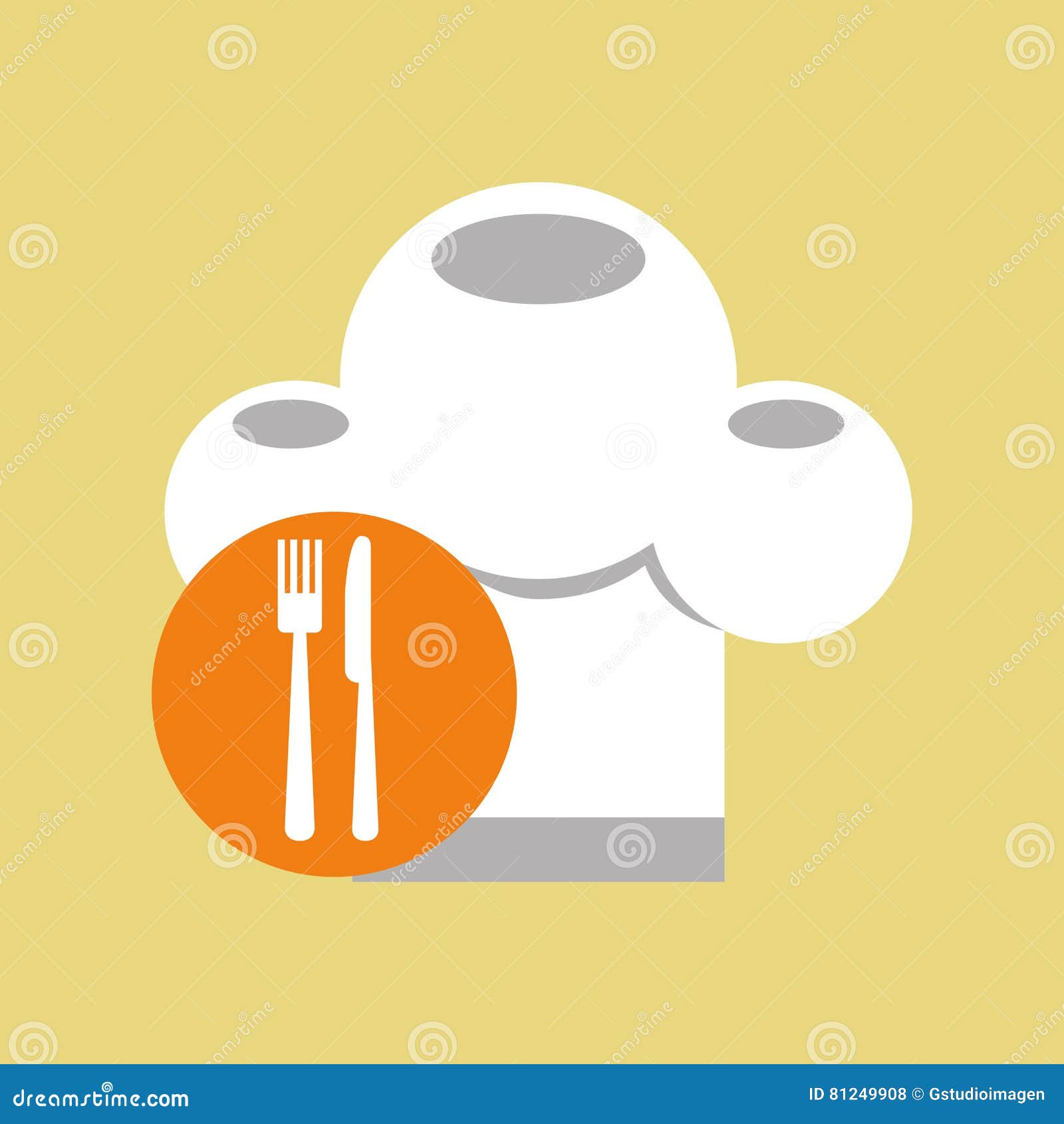 Restaurant Chef Symbol Icon Stock Vector - Illustration of sign, drink ...