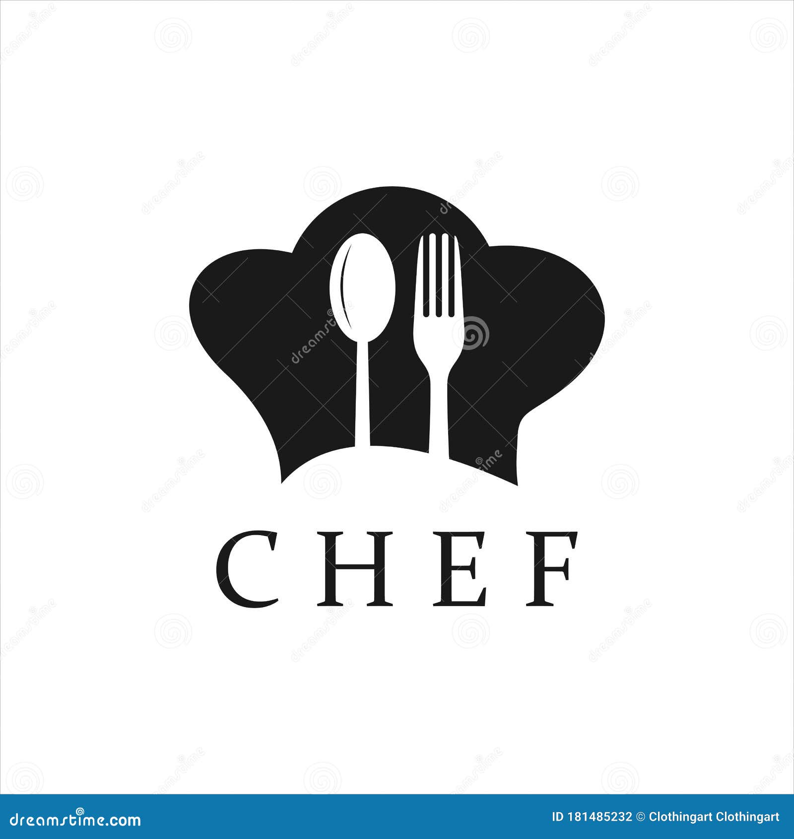 Restaurant Chef Vector Logo Design Graphic Template Stock Vector ...