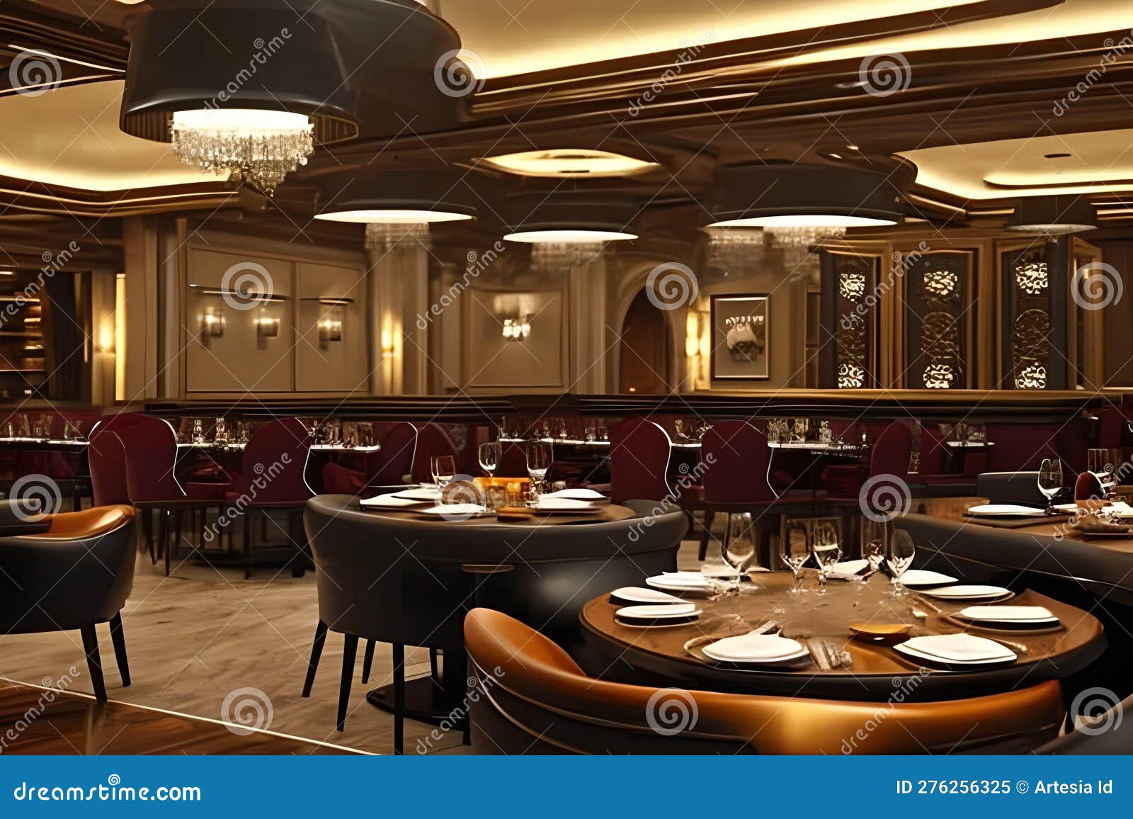 Restaurant Chilling Out Classy Lifestyle Stock Illustration ...