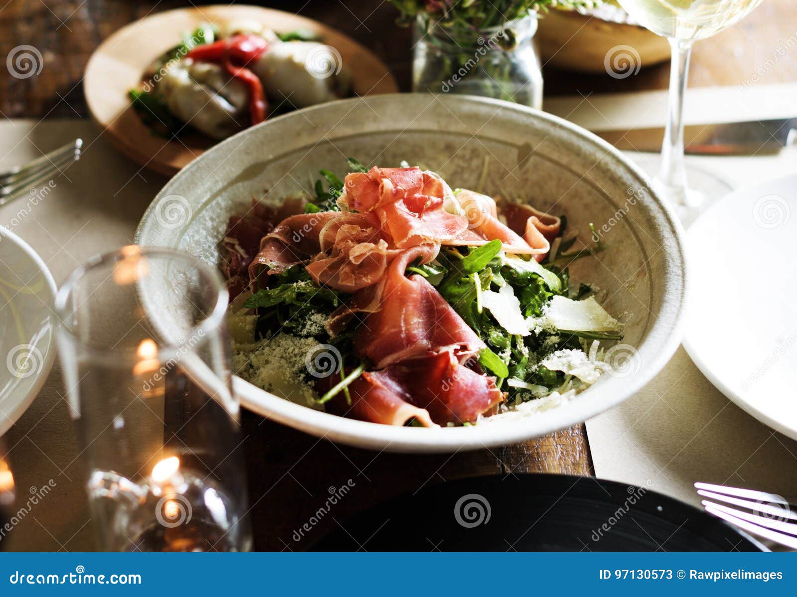 Restaurant Chilling Out Classy Lifestyle Reserved Concept Stock Image ...