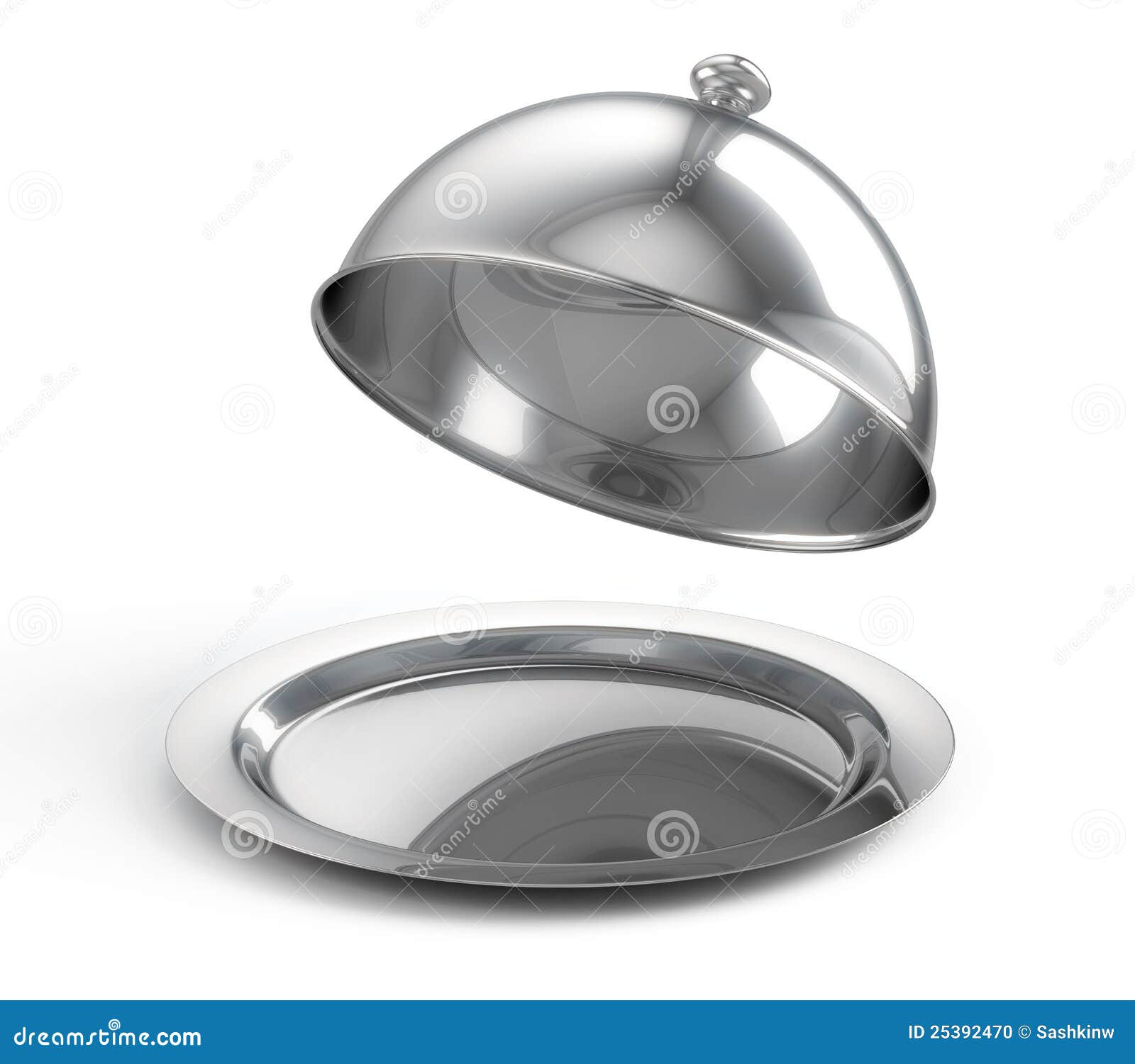 Restaurant cloche stock illustration. Illustration of meal - 25392470