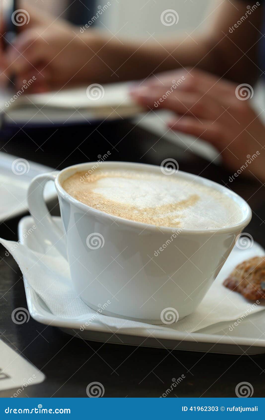 Restaurant. Coffee Cup on the Table Stock Image - Image of aroma ...