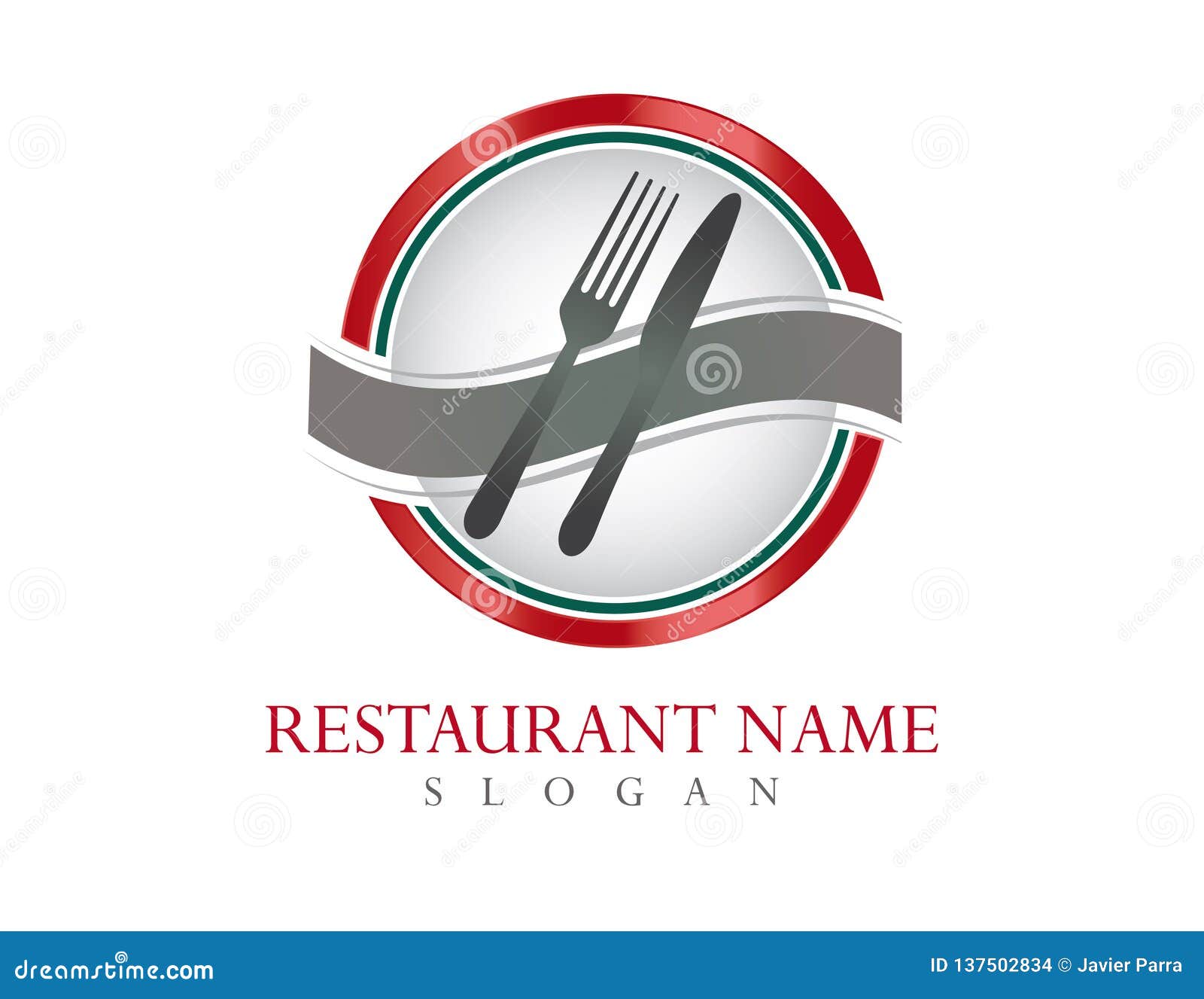 Restaurant concept logo stock vector. Illustration of abstract - 137502834