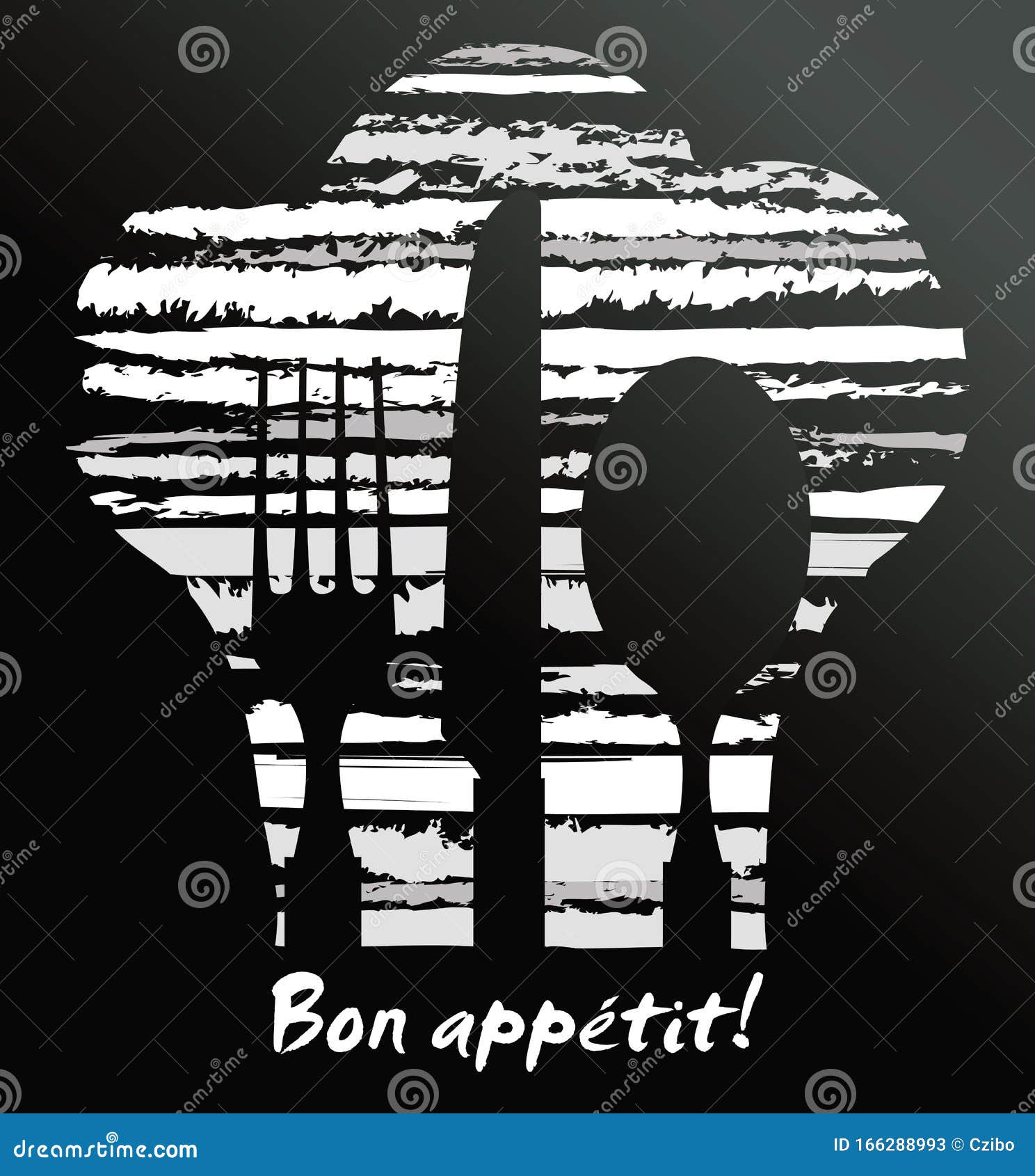 Abstract Restaurant Design - Vector Background Stock Vector ...