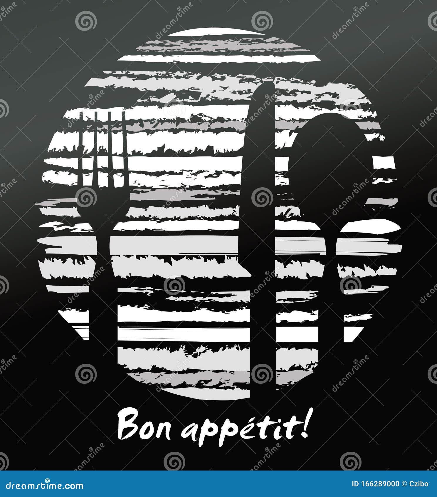 Abstract Restaurant Design - Vector Background Stock Vector ...