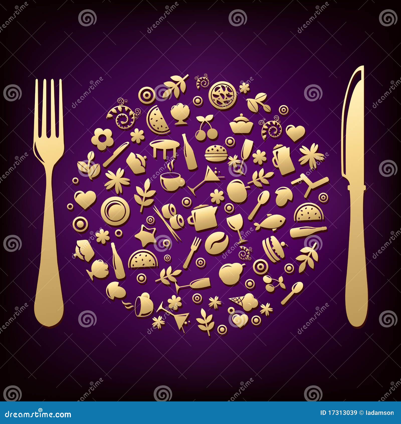 Restaurant Design. Vector stock vector. Illustration of icon - 17313039