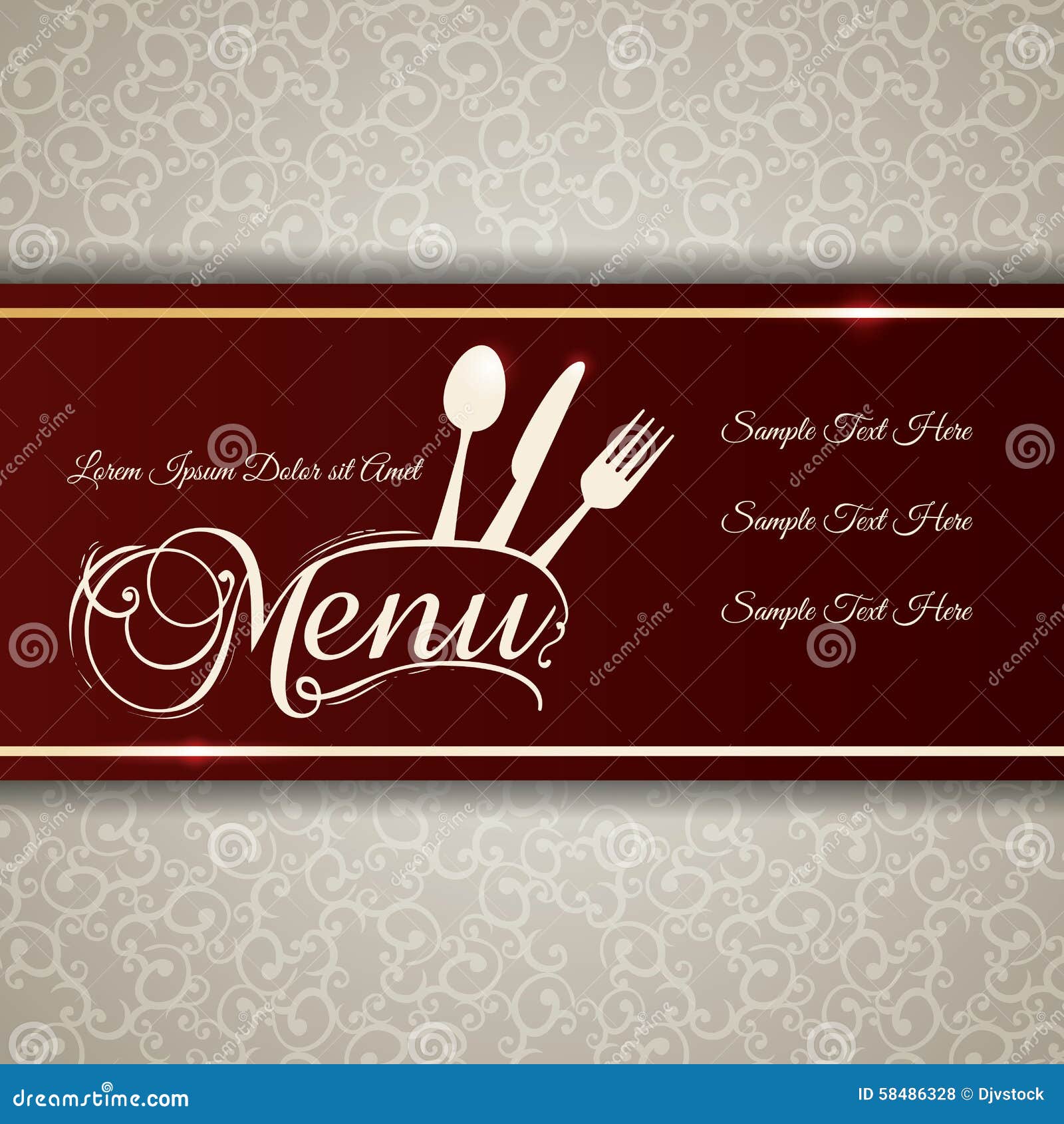 Restaurant digital design. stock vector. Illustration of gastronomy ...