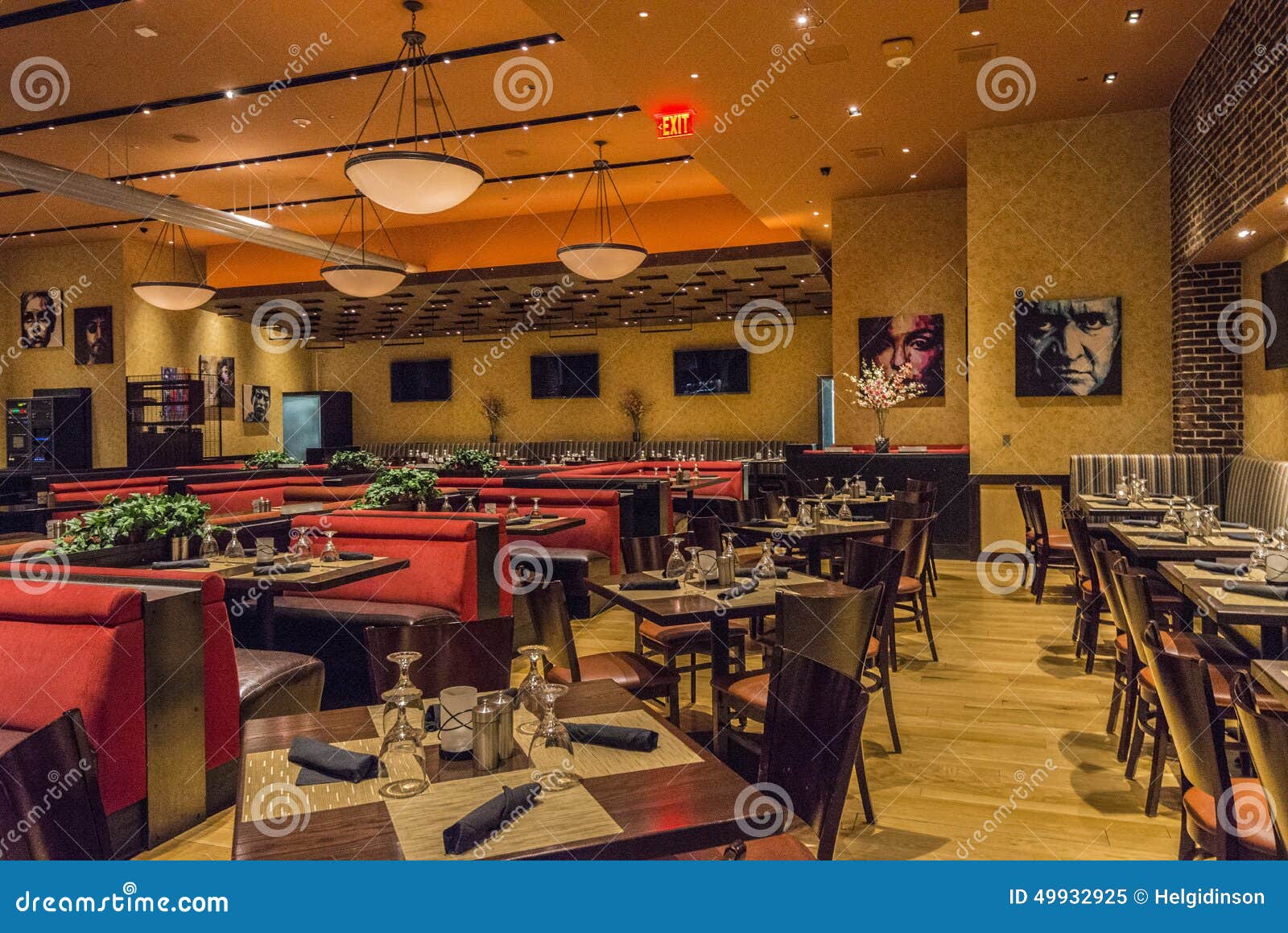 Restaurant dining area editorial image. Image of dinning - 49932925