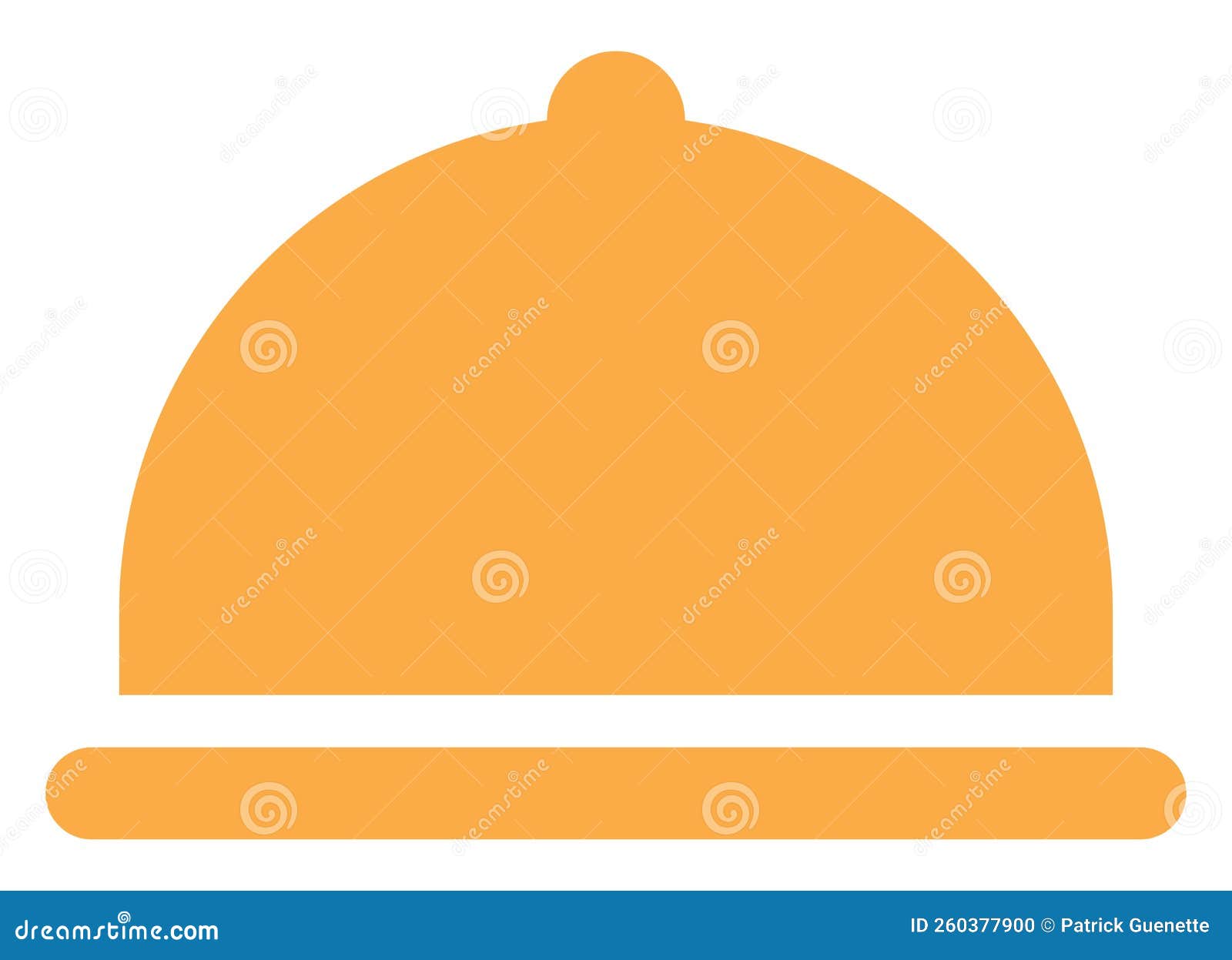 Restaurant dish, icon stock vector. Illustration of white - 260377900