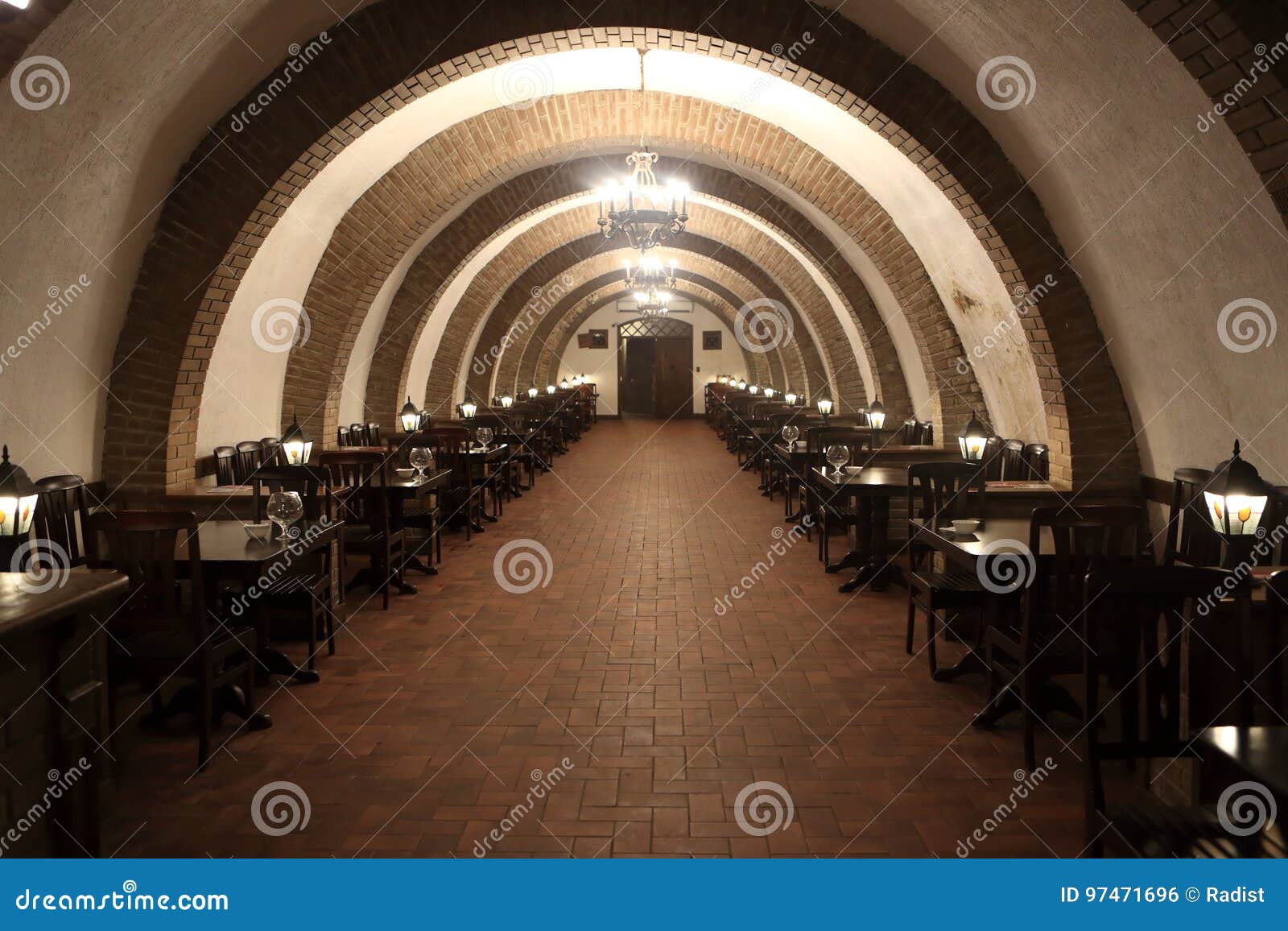 Restaurant in dungeon stock photo. Image of dungeon, chair - 97471696
