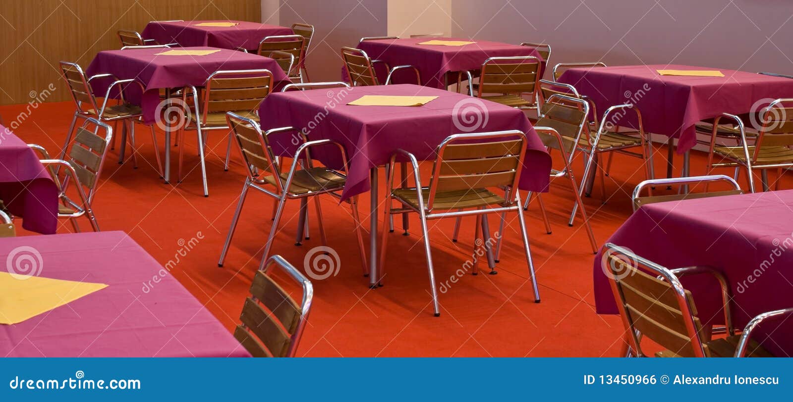 Restaurant Empty Chairs and Tables Stock Photo - Image of food, chair ...