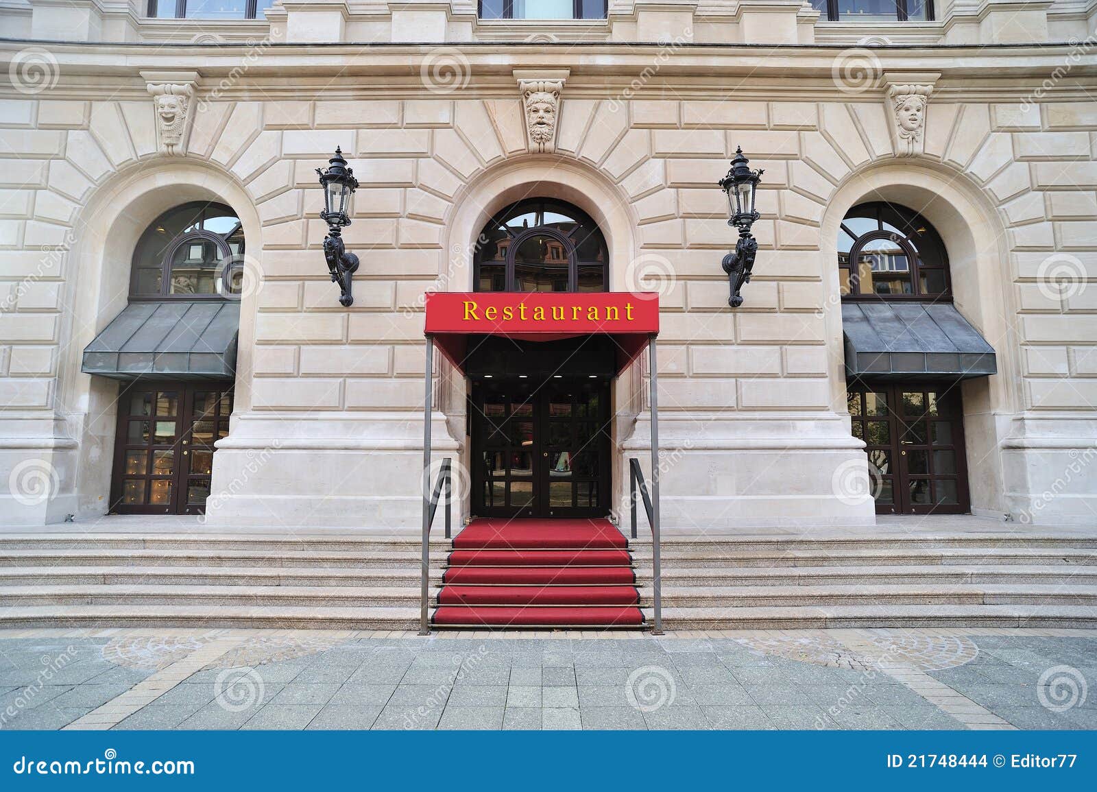 Restaurant entrance stock photo. Image of posh, interiors - 21748444