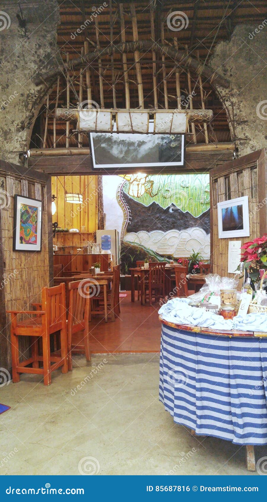 Restaurant entry editorial photo. Image of rustic, entry - 85687816