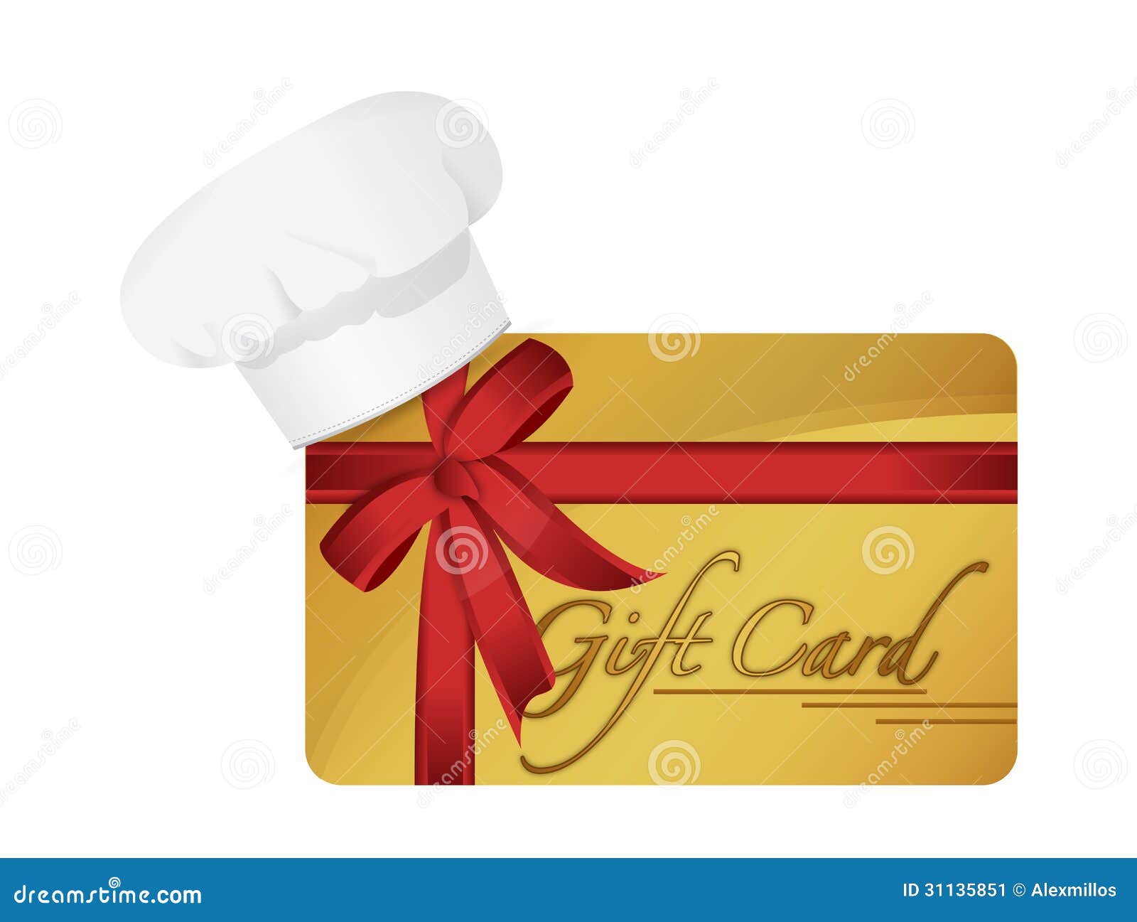 Restaurant Gift Card Illustration Design Stock Illustration ...