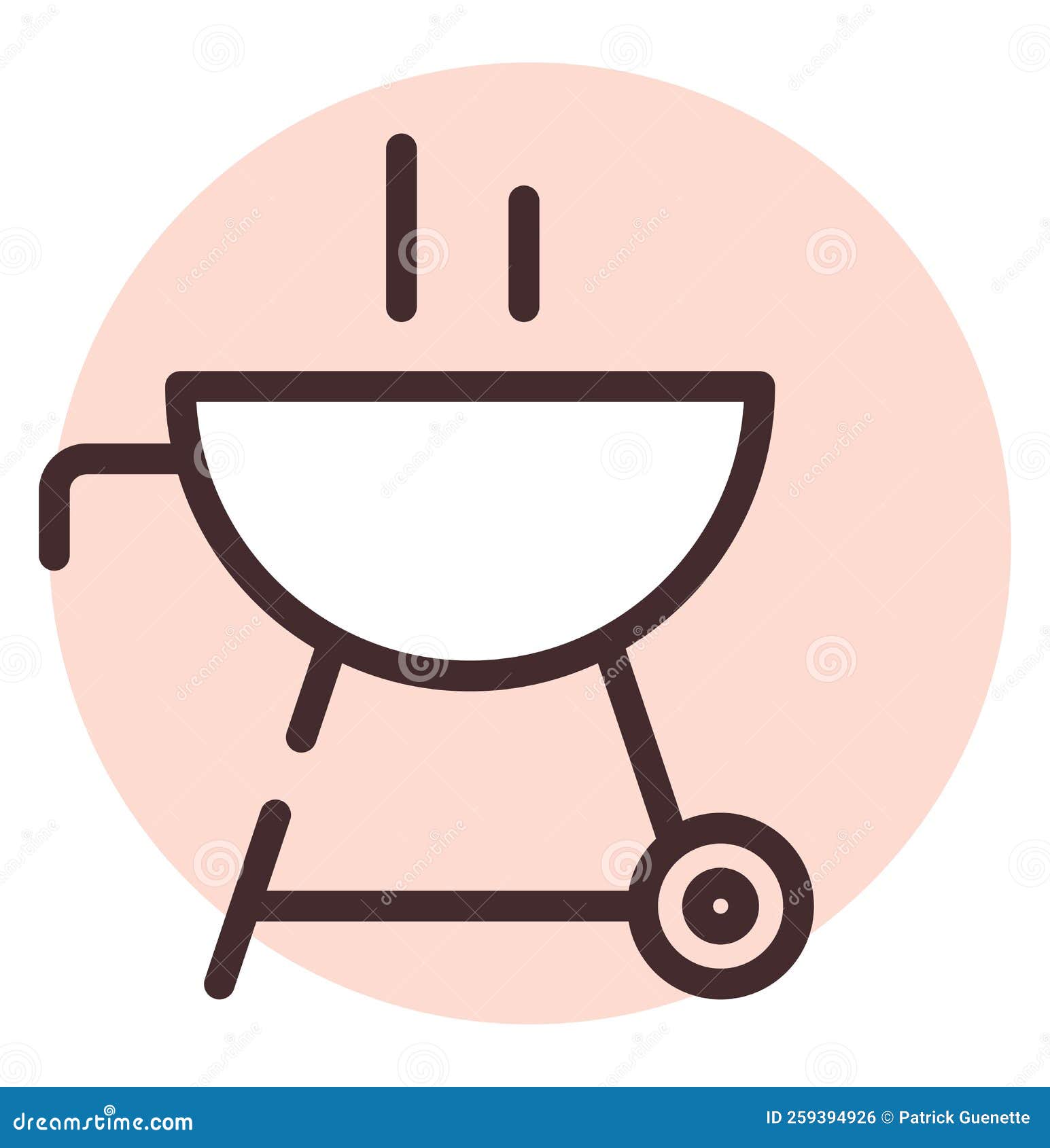 Restaurant grill, icon stock vector. Illustration of kitchen - 259394926