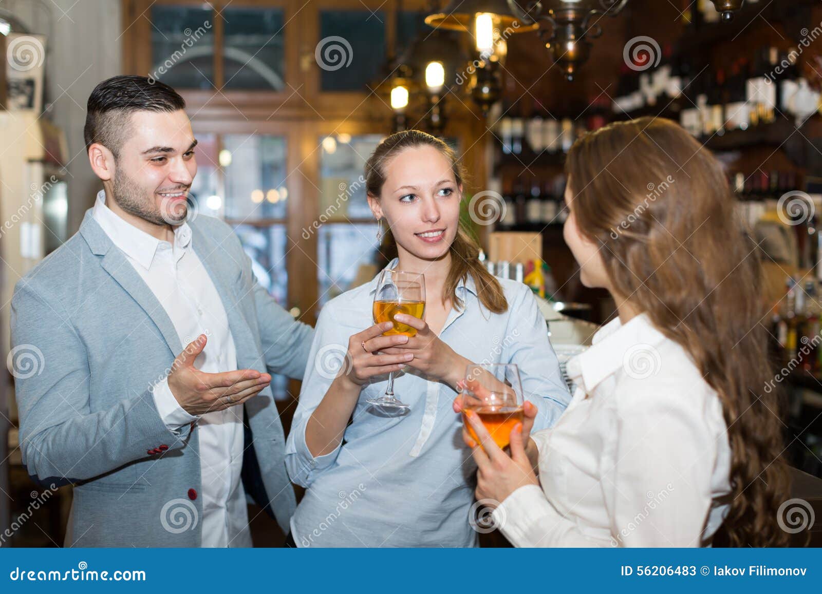 Restaurant Guests at Tavern Stock Image - Image of people, entertaining ...