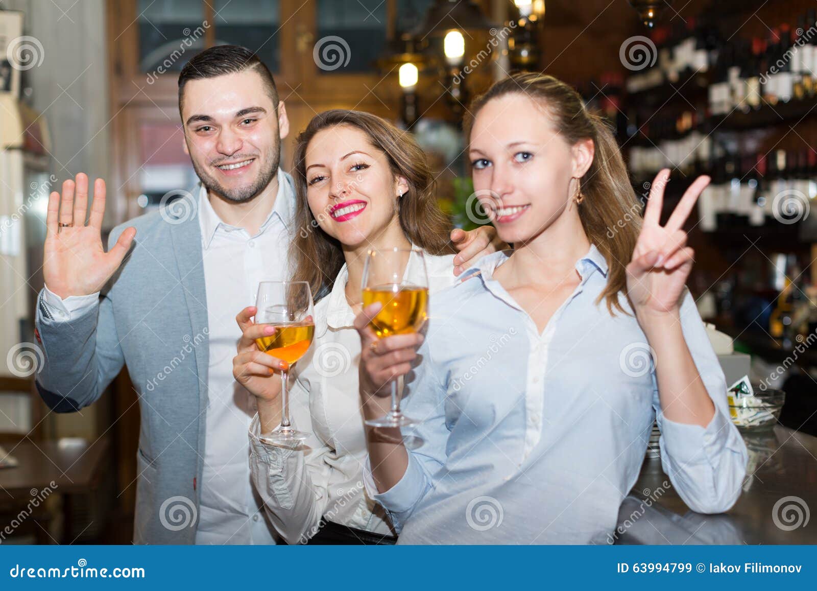 Restaurant Guests at Tavern Stock Image - Image of relaxing ...