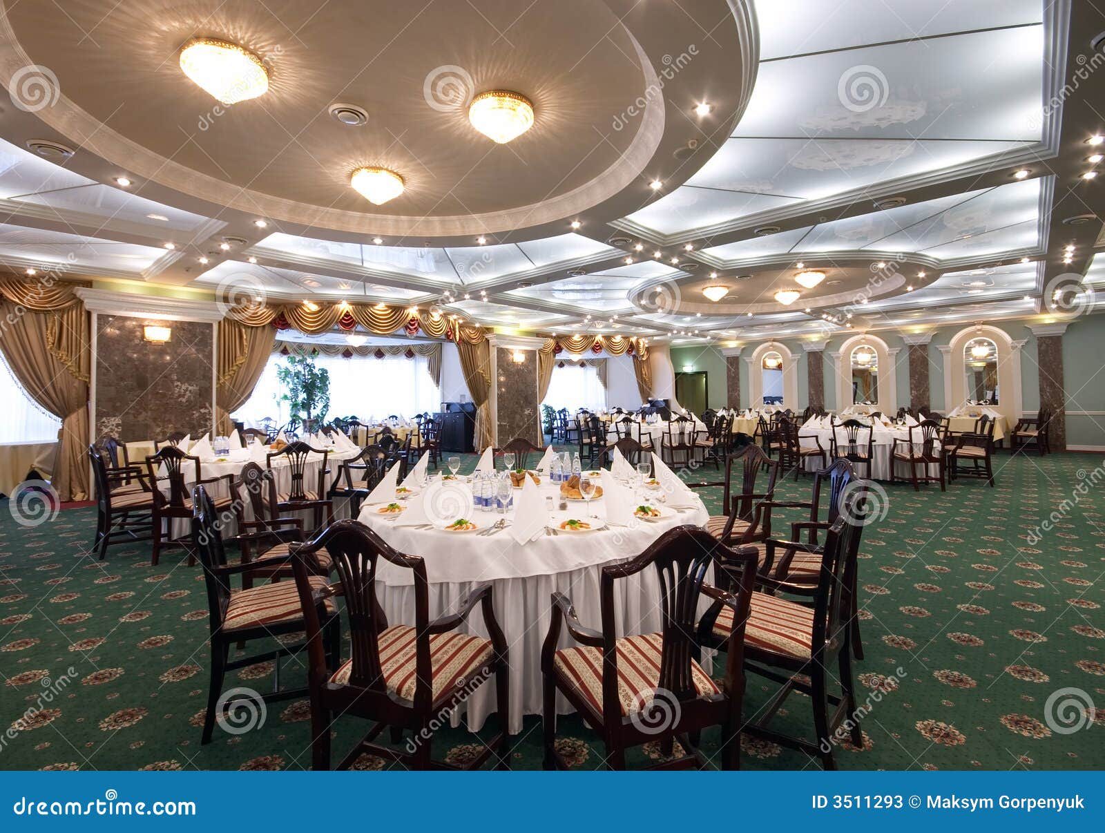Restaurant hall stock image. Image of cover, restaurant - 3511293