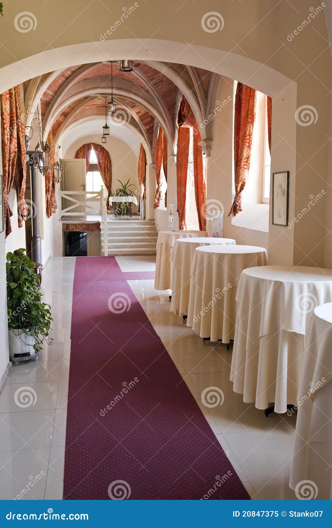 Restaurant hallway stock image. Image of hall, ambiance - 20847375