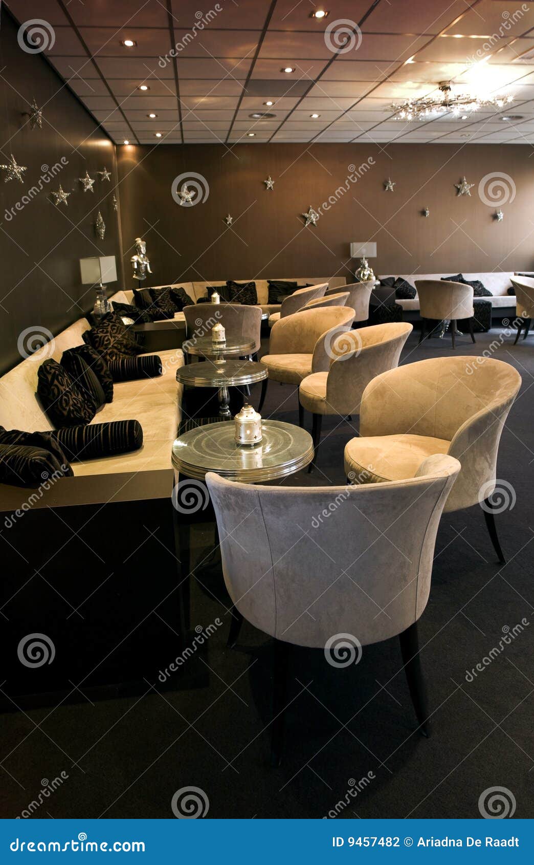 Restaurant inside stock photo. Image of cushion, design - 9457482
