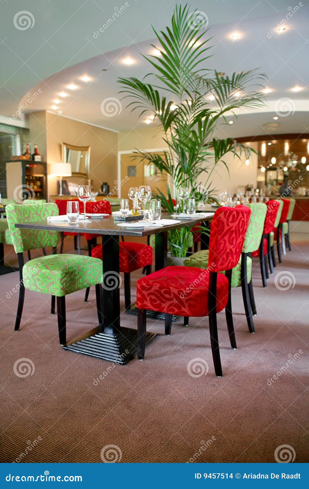 Restaurant inside stock photo. Image of elbow, furniture - 9457514
