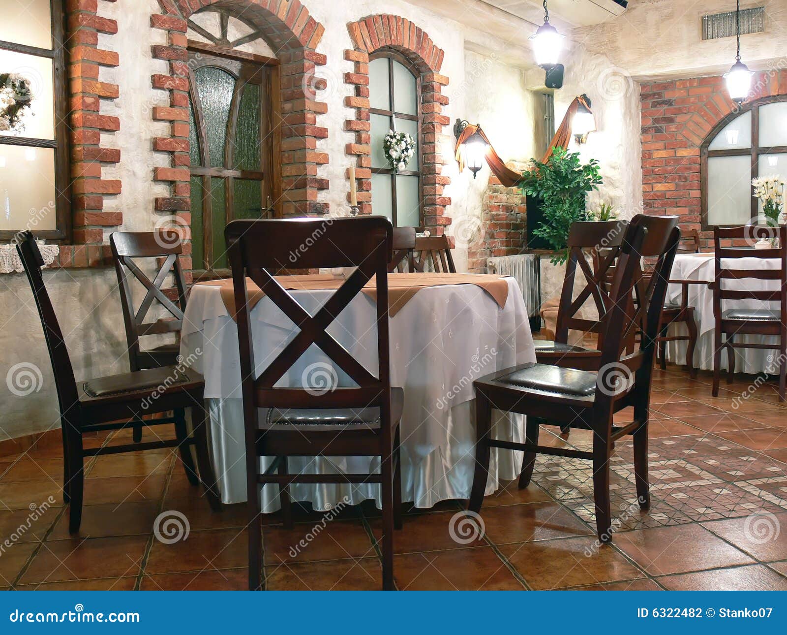 Restaurant interior stock photo. Image of interior, indoors - 6322482