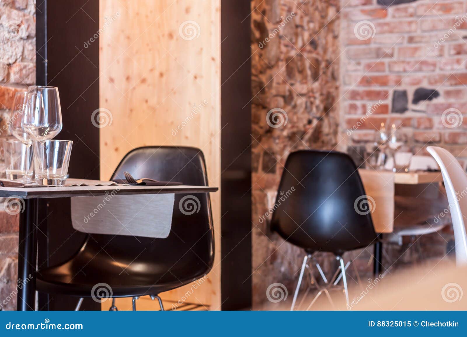 Restaurant Interior for Background Stock Image - Image of design, lunch ...