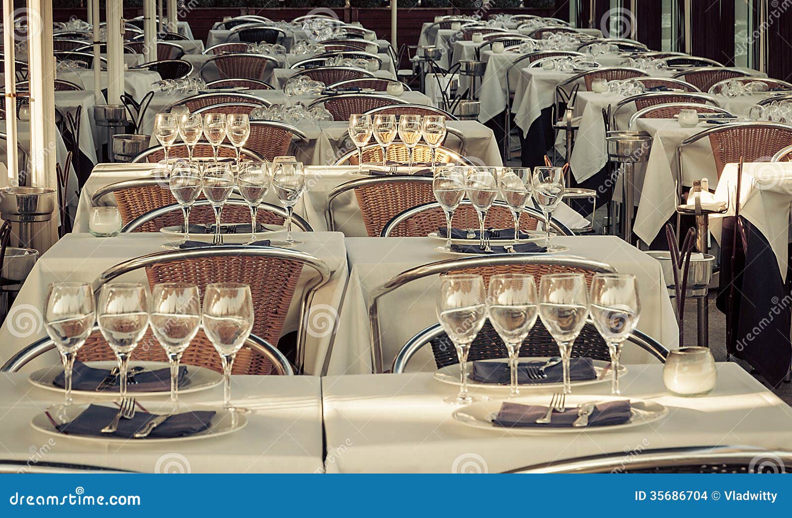 Restaurant interior stock photo. Image of champagne, business - 35686704