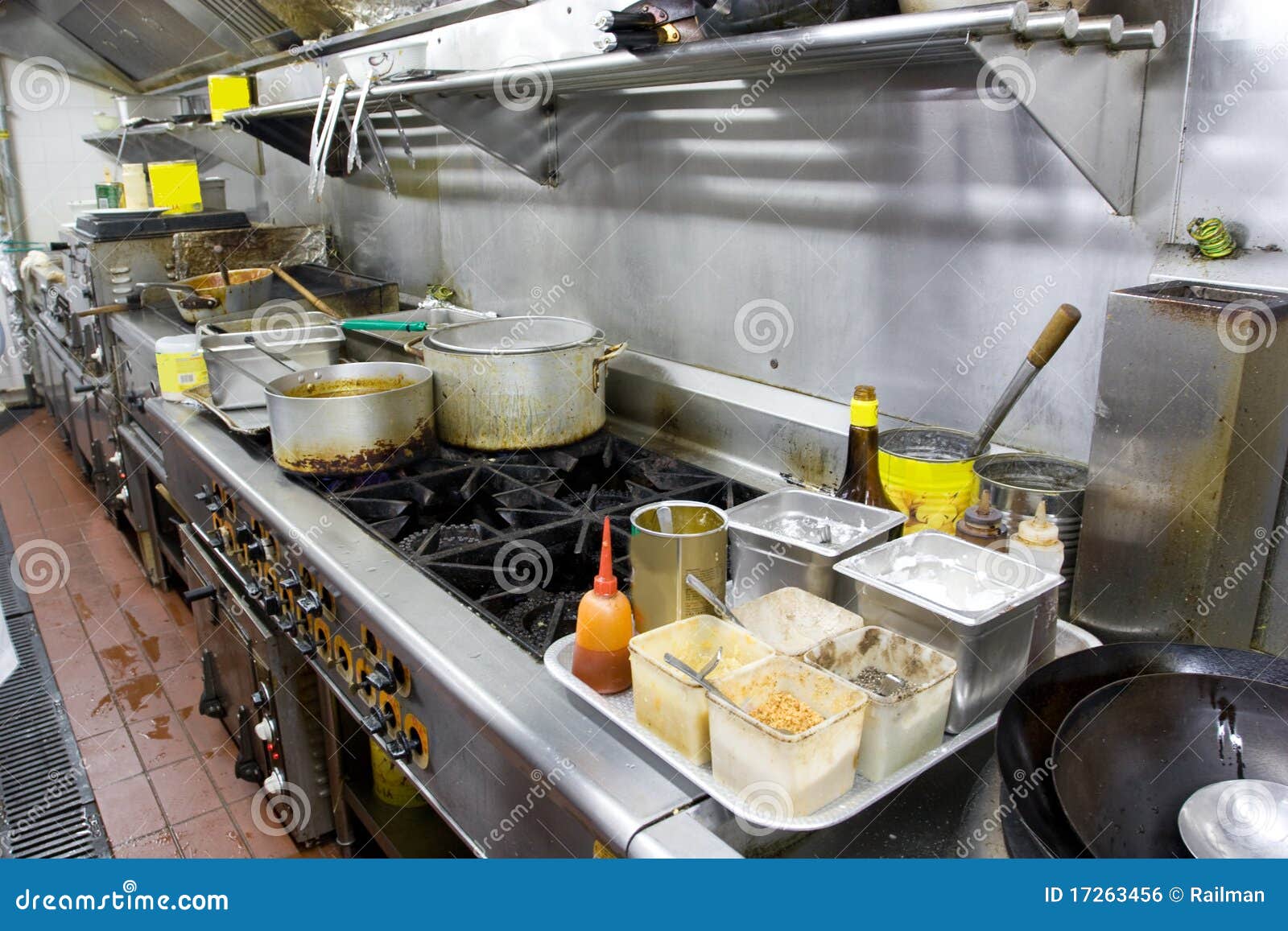 Restaurant kitchen stock photo. Image of restaurant, cooking - 17263456