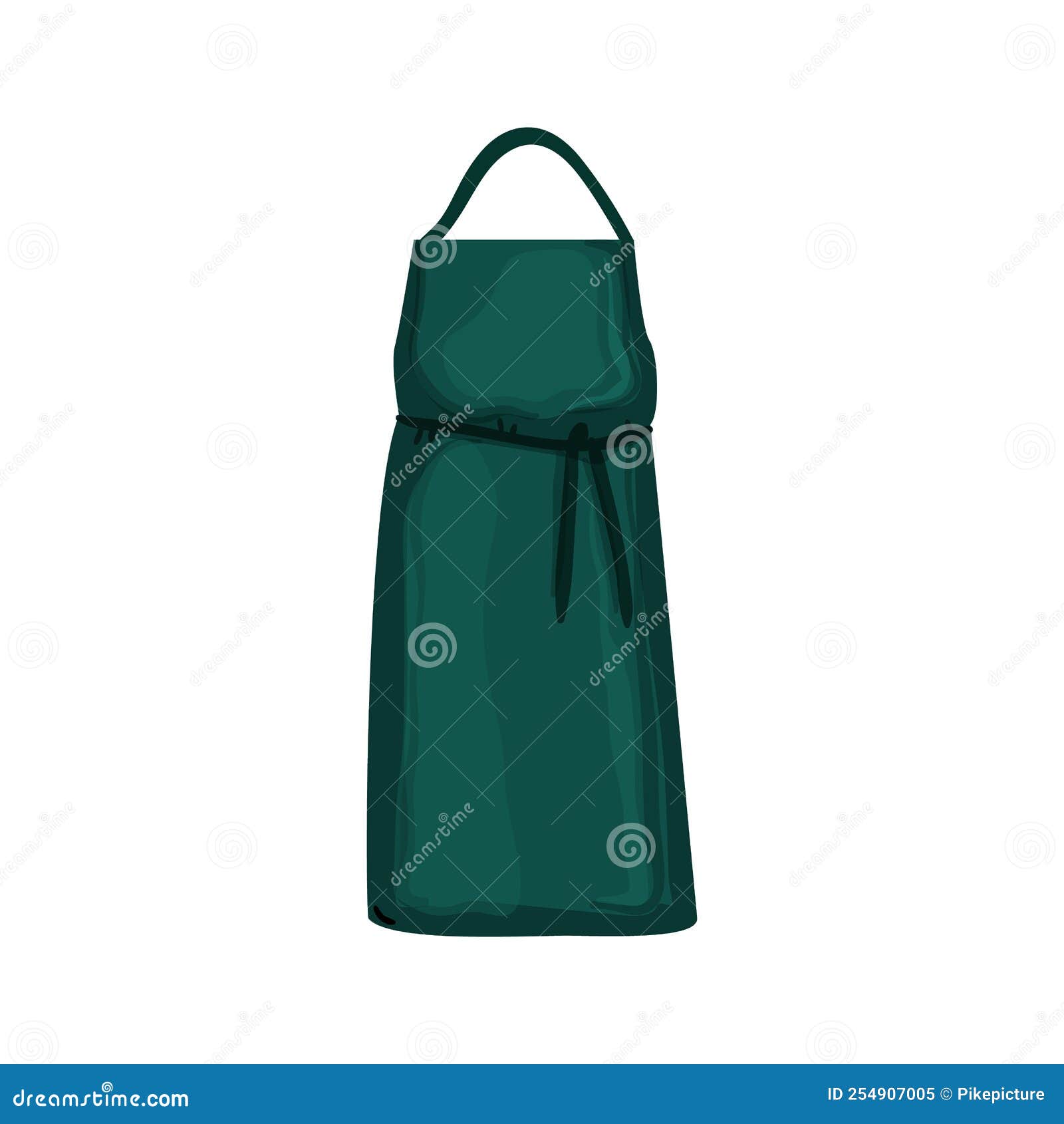 Restaurant Kitchen Apron Cartoon Vector Illustration Stock Illustration ...