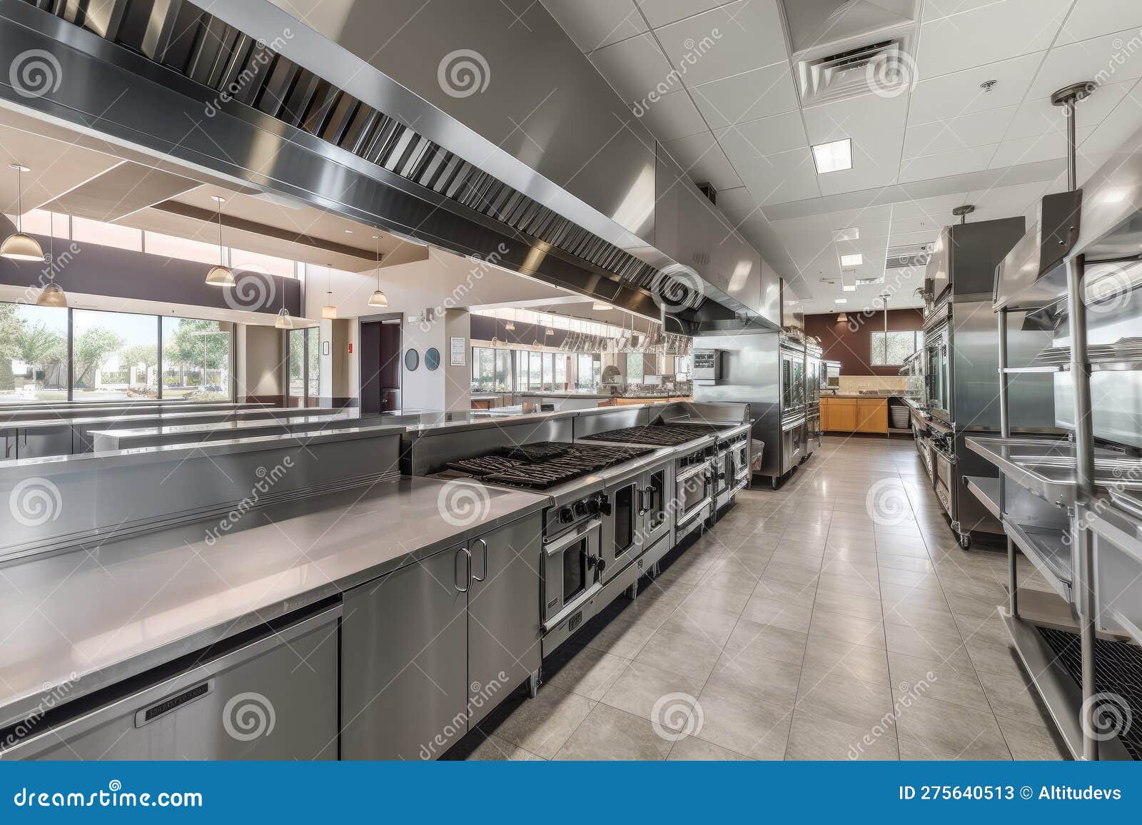 Restaurant Open Kitchen Floor Plan