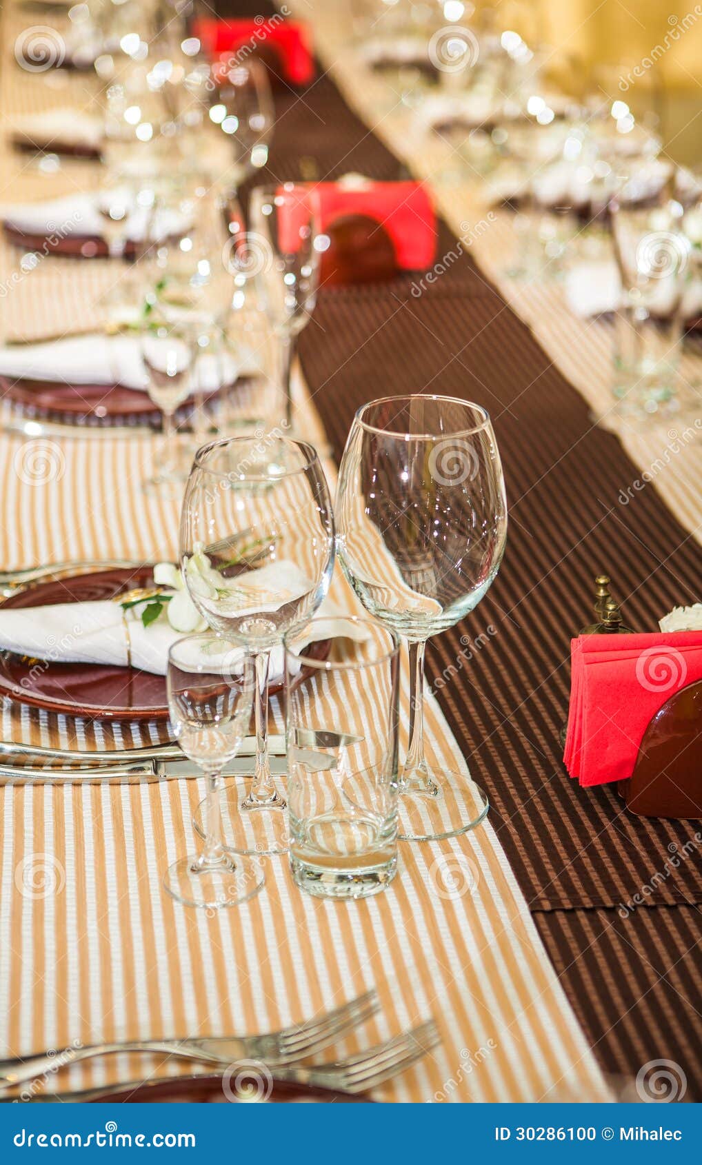 Restaurant table close up stock photo. Image of design - 30286100
