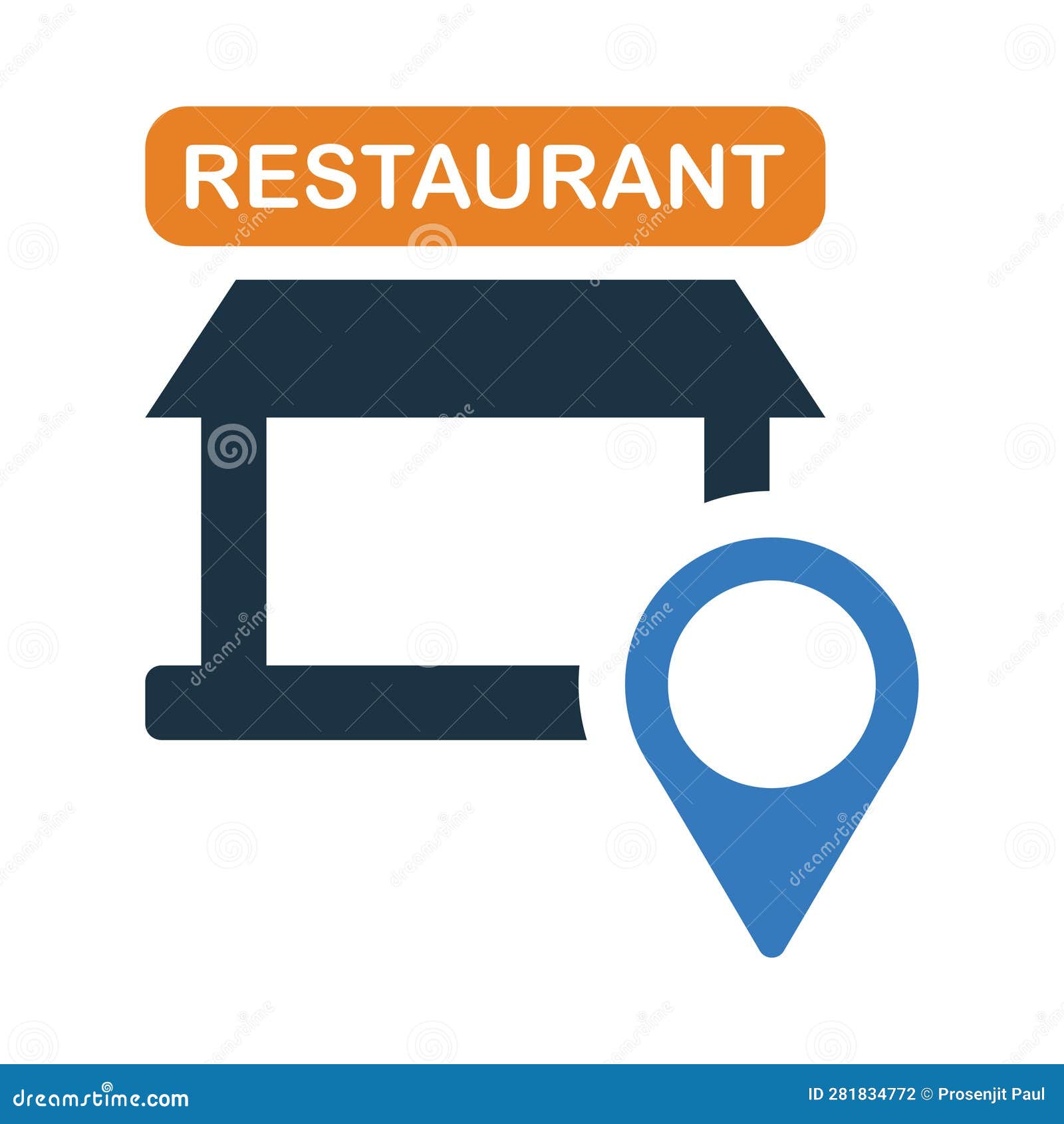 Restaurant, Location Pin, Pin, Building, Food, Restaurant Location Icon ...