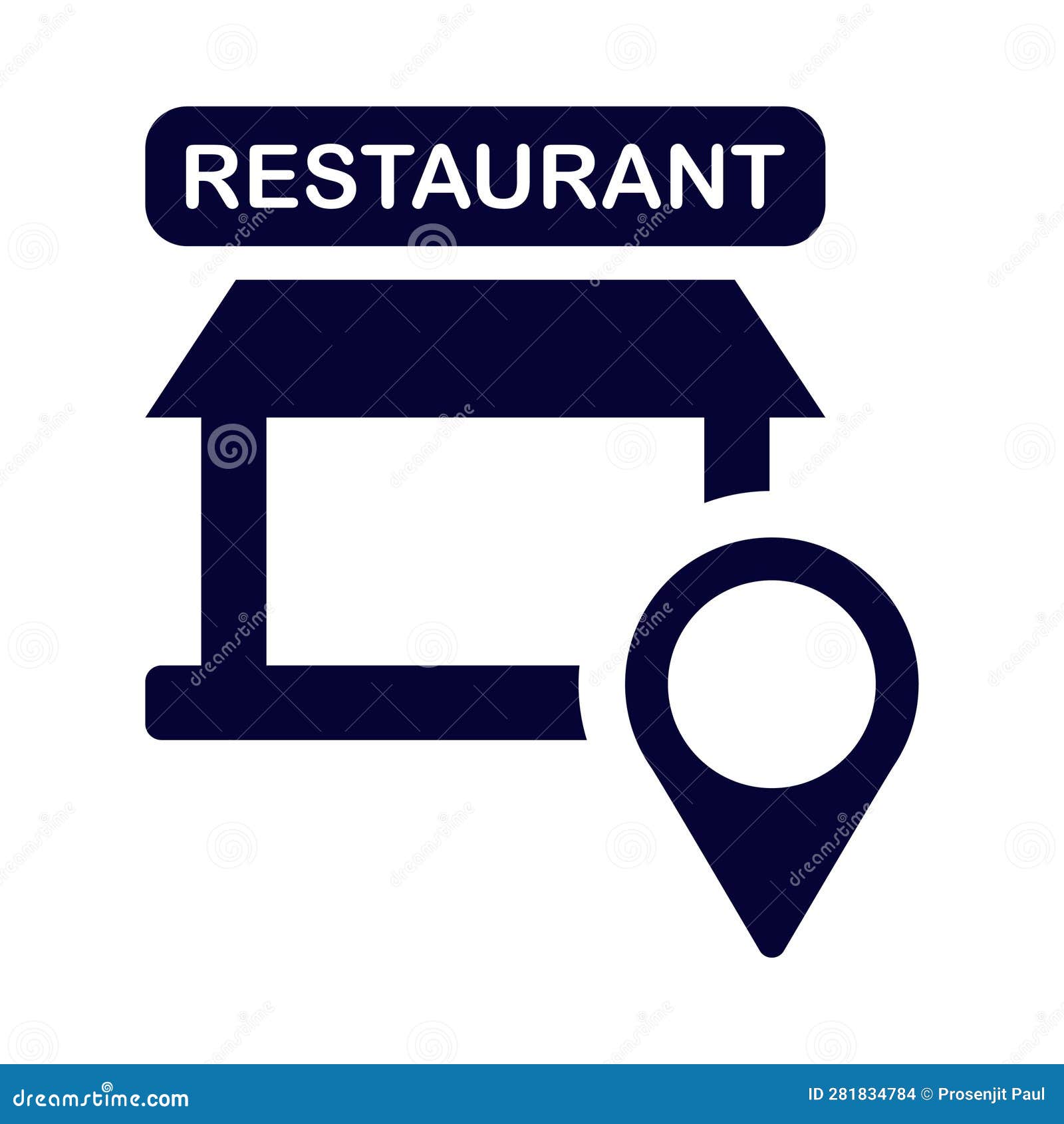 Restaurant, Location Pin, Pin, Building, Food, Restaurant Location Icon ...